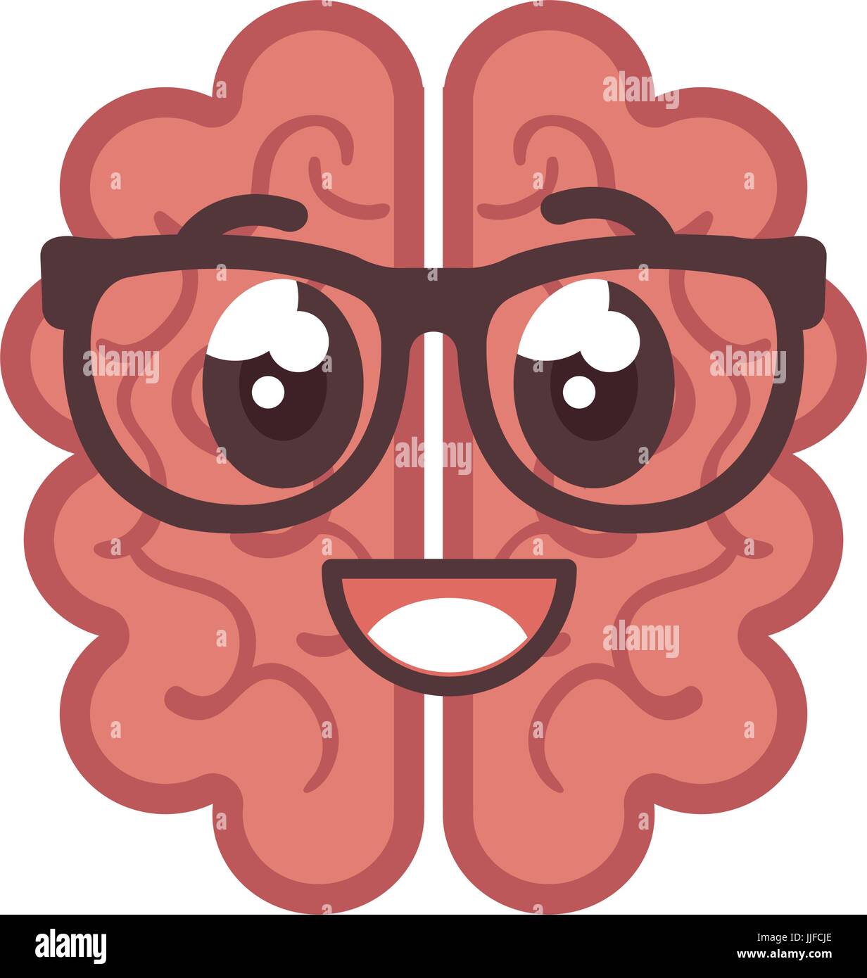brain storm kawaii character vector illustration design Stock Vector ...
