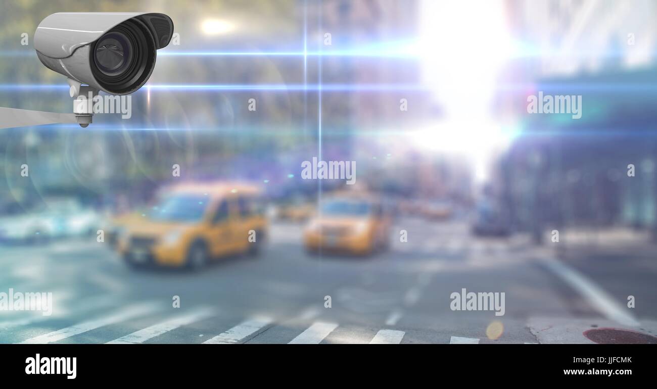 Cctv road crossing in city hi-res stock photography and images - Alamy