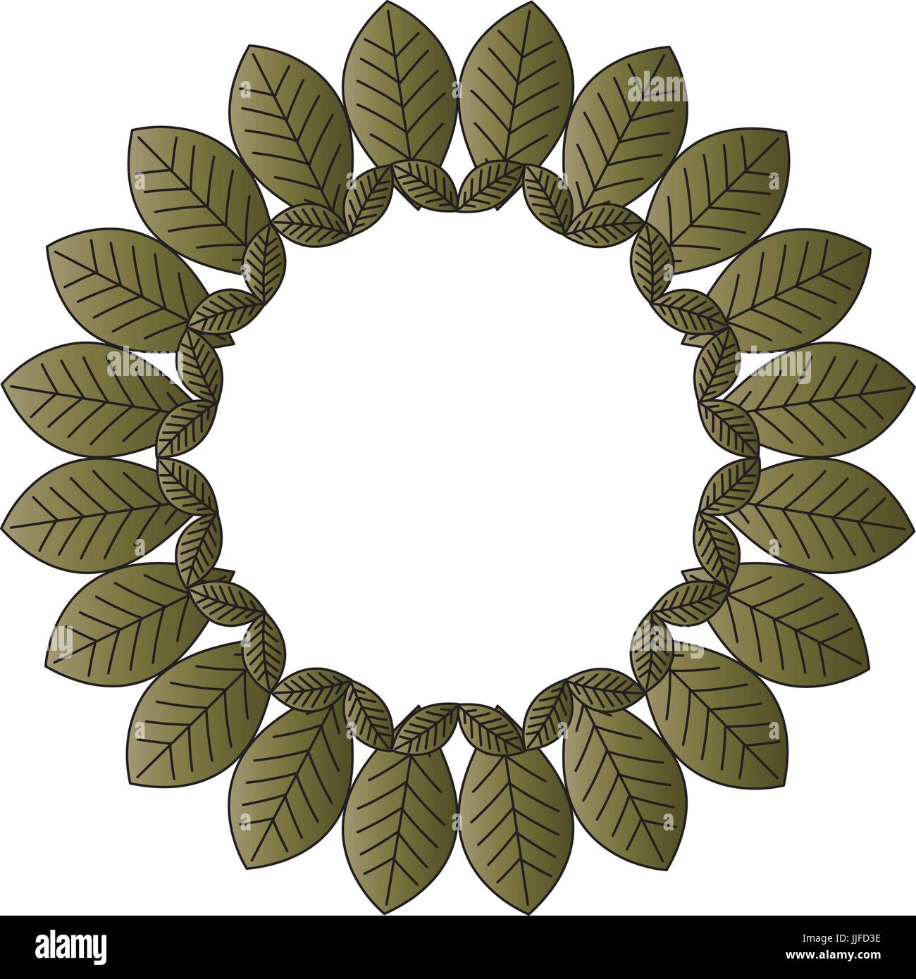 circular floral decorative frame vector illustration design Stock ...
