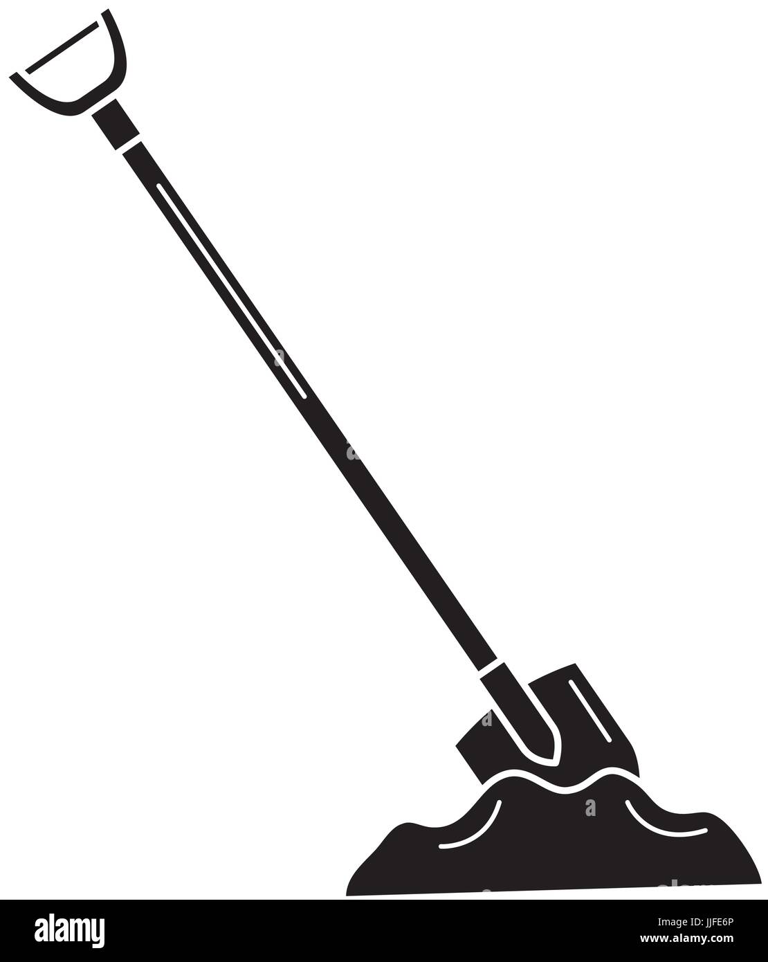 shovel construction isolated icon vector illustration design Stock ...