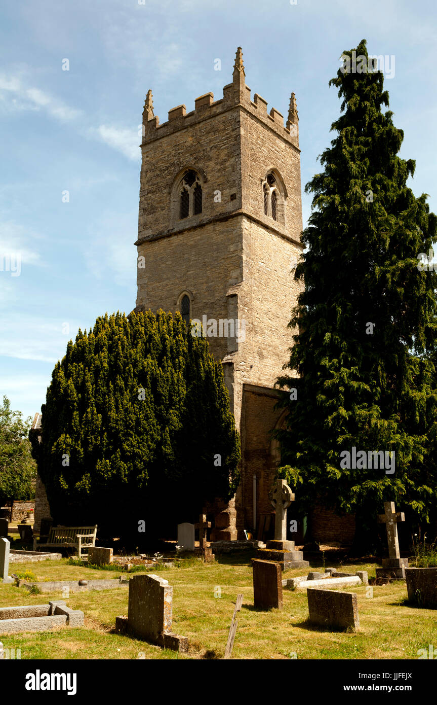 St. Mary and Edburga Church, Stratton Audley, Oxfordshire, England, UK ...