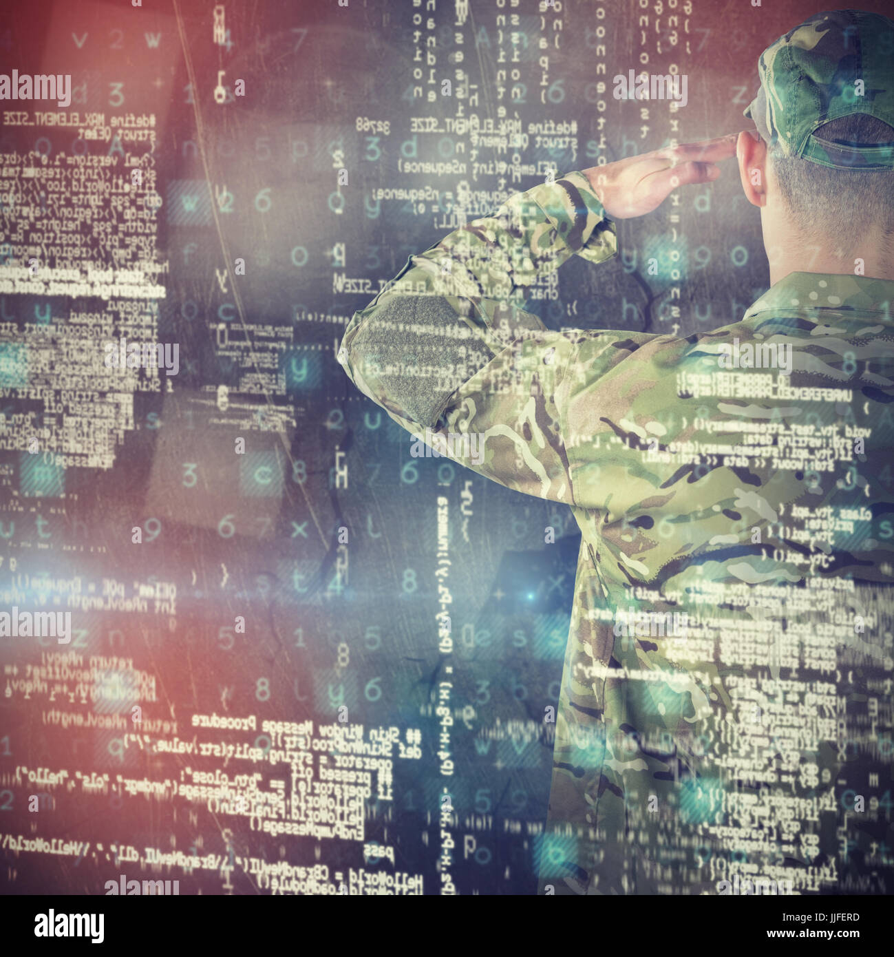 American salute rear hi-res stock photography and images - Alamy