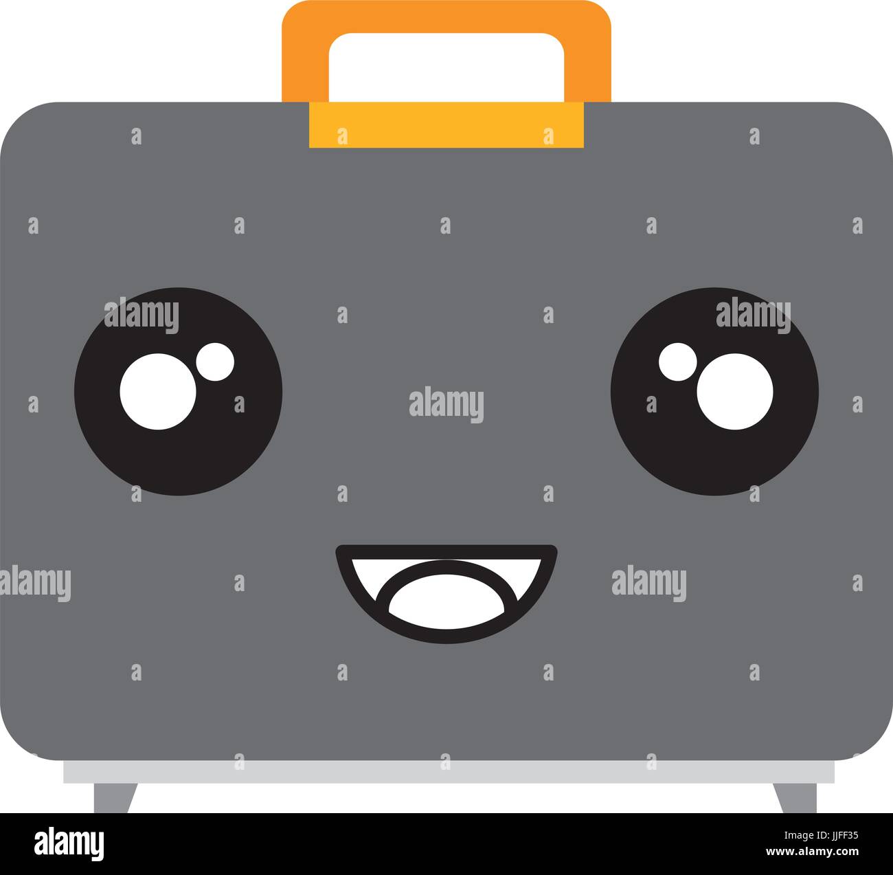 portfolio briefcase kawaii character vector illustration design Stock ...