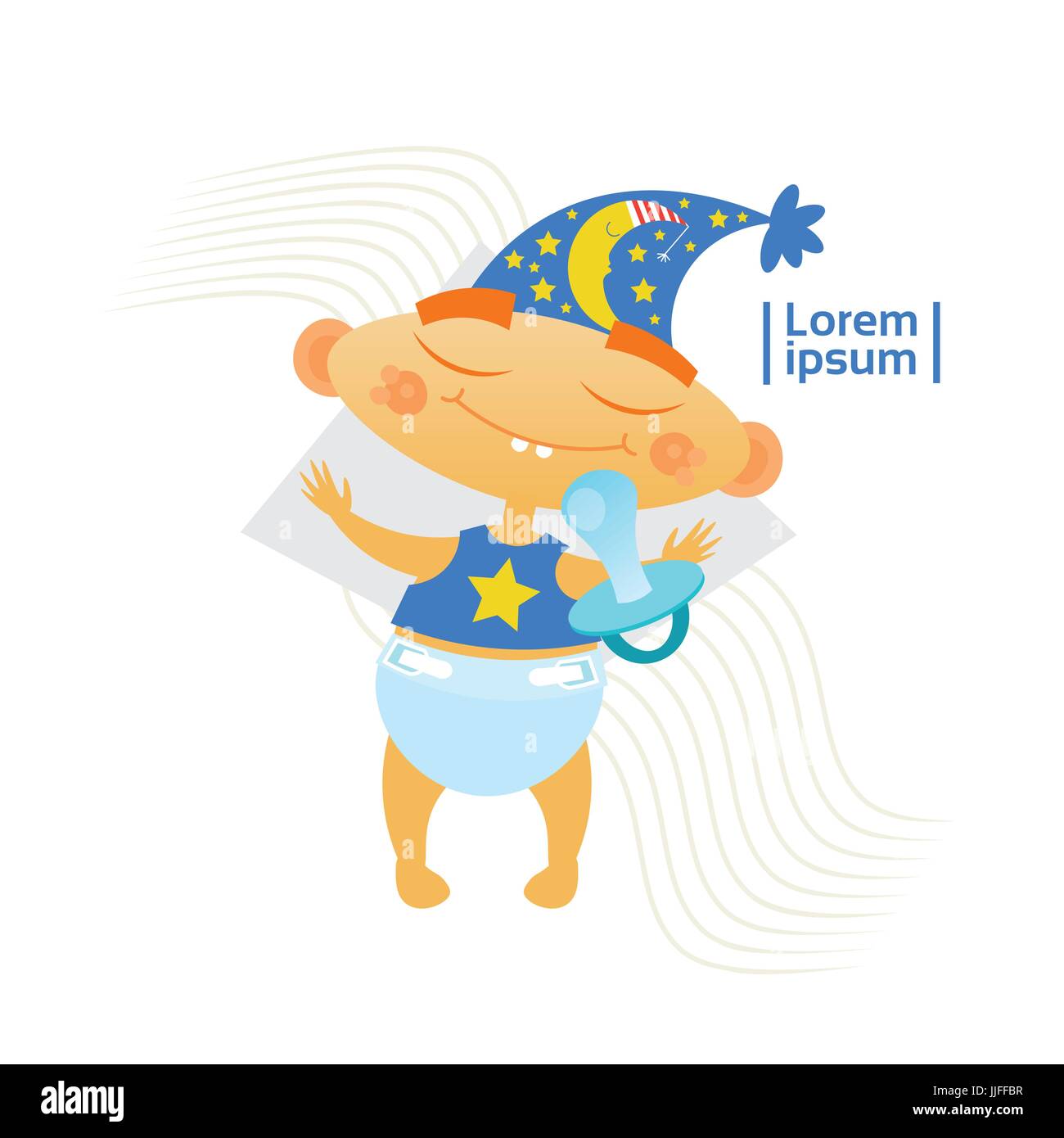 Tired infant Stock Vector Images - Alamy