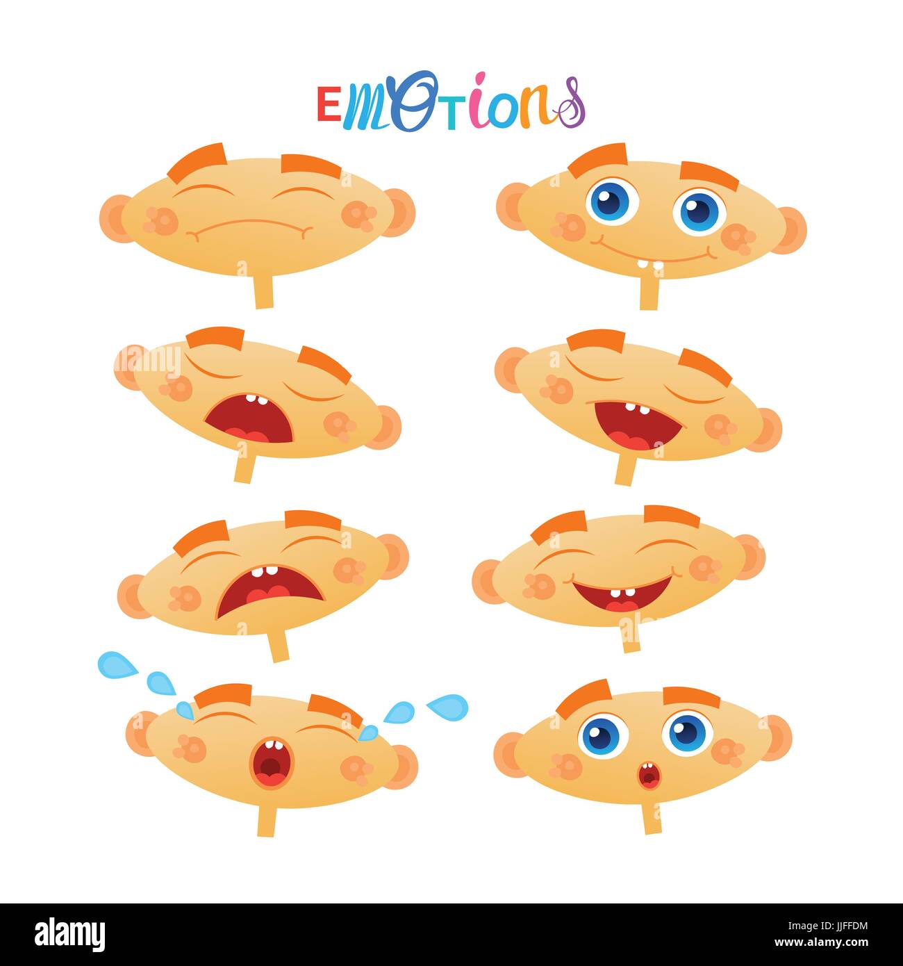 Infant laugh Stock Vector Images - Alamy