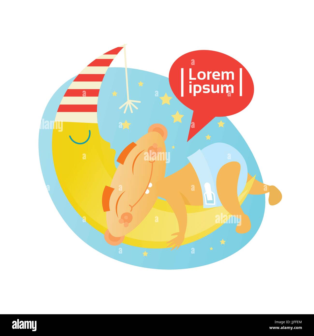 Tired infant Stock Vector Images - Alamy