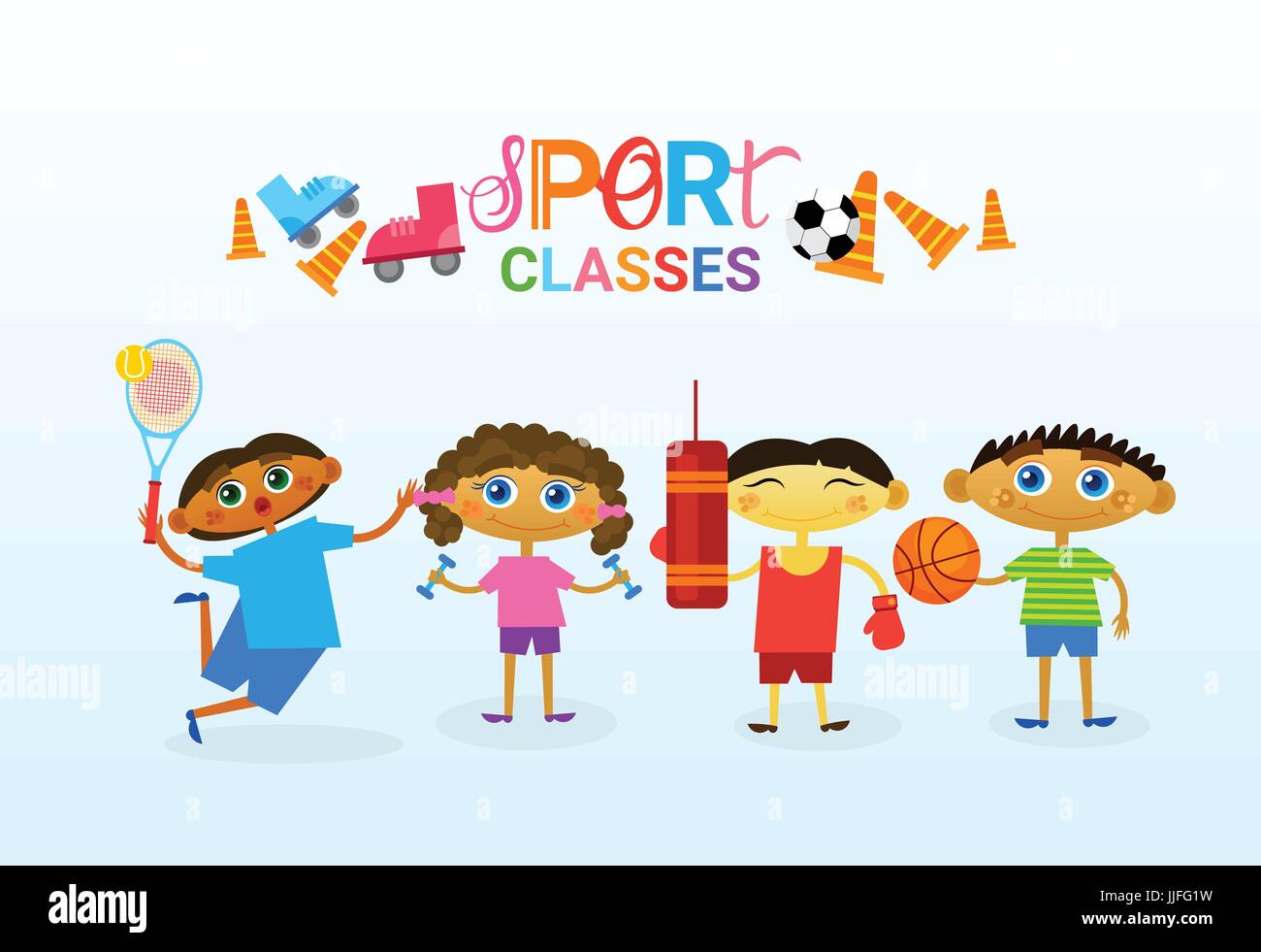 School Gym Class Clip Art