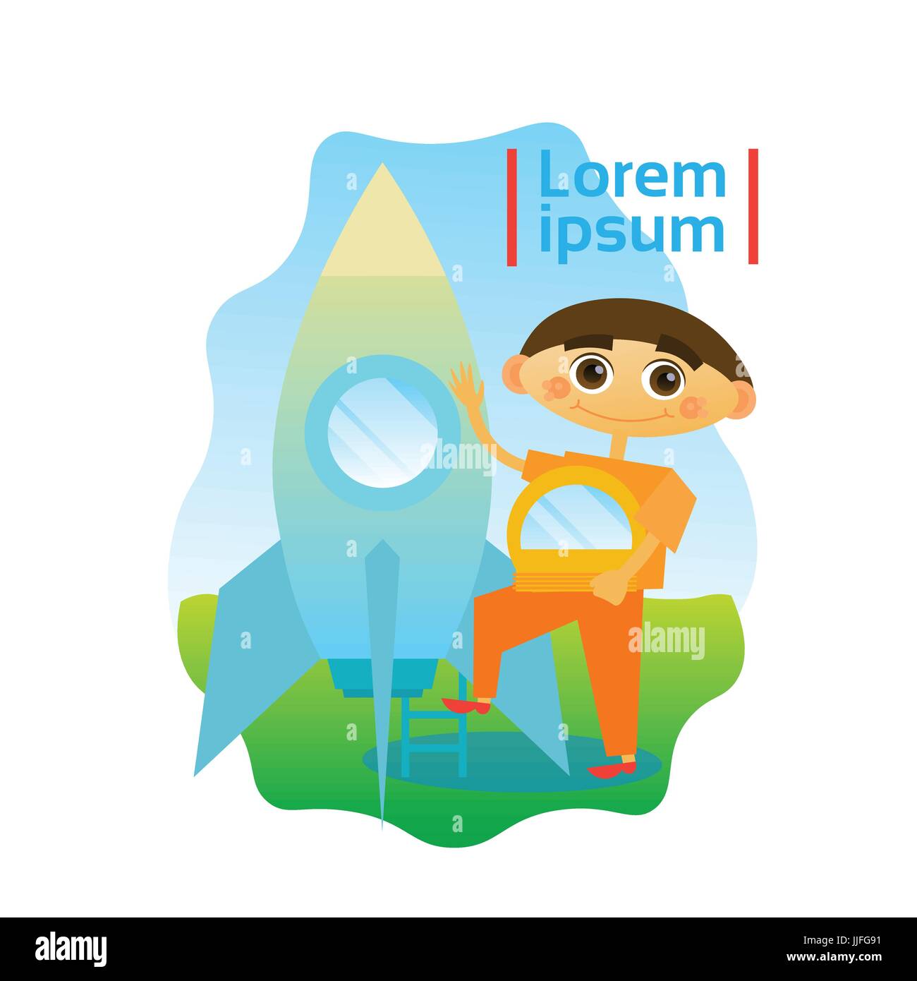 Child play spaceman Stock Vector Images - Alamy