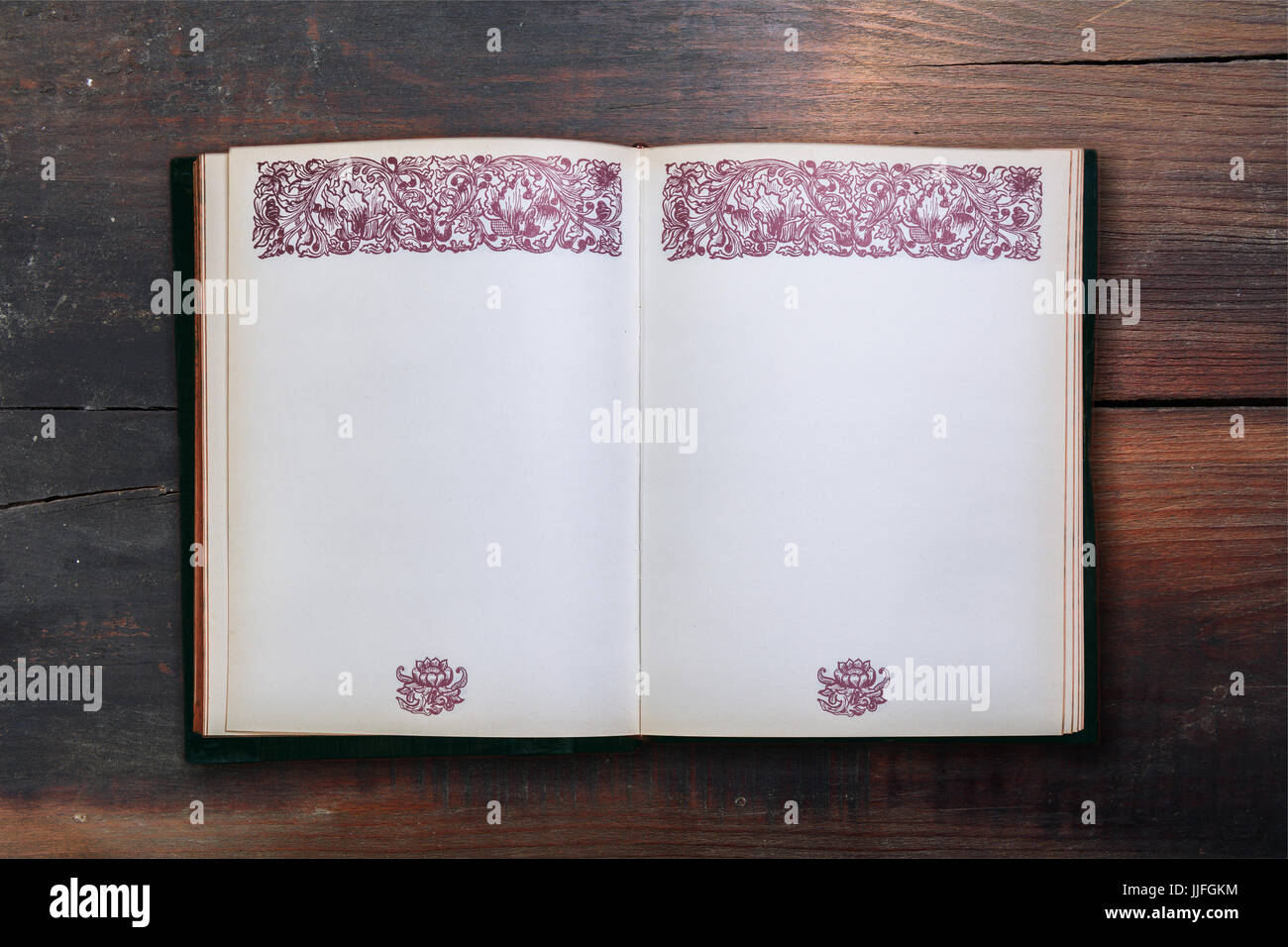 Old book open view hi-res stock photography and images - Alamy