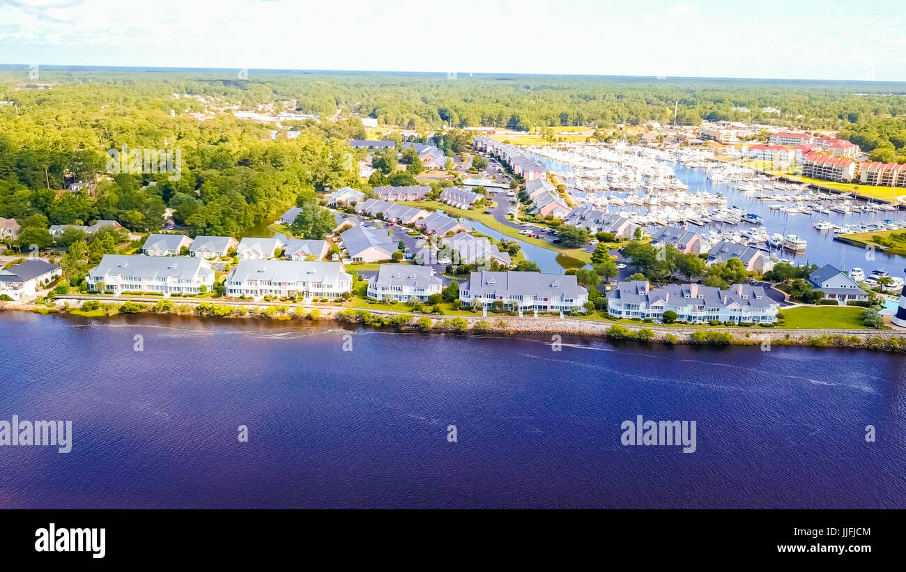 Intercoastal waterway aerial hi-res stock photography and images - Alamy
