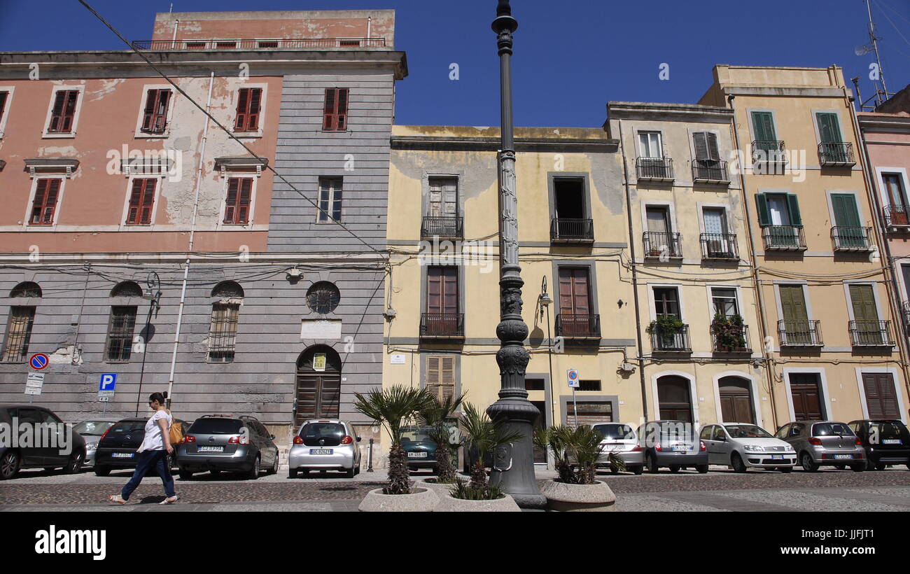 General views of Cagliari, capital of Sardinia, Italy Stock Photo - Alamy
