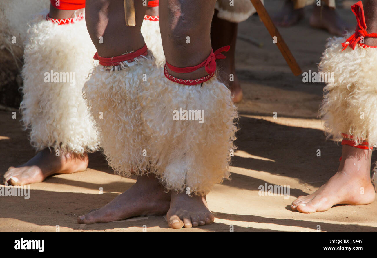 Traditional male leg coverings for tribal dance Mantenga Cultural ...