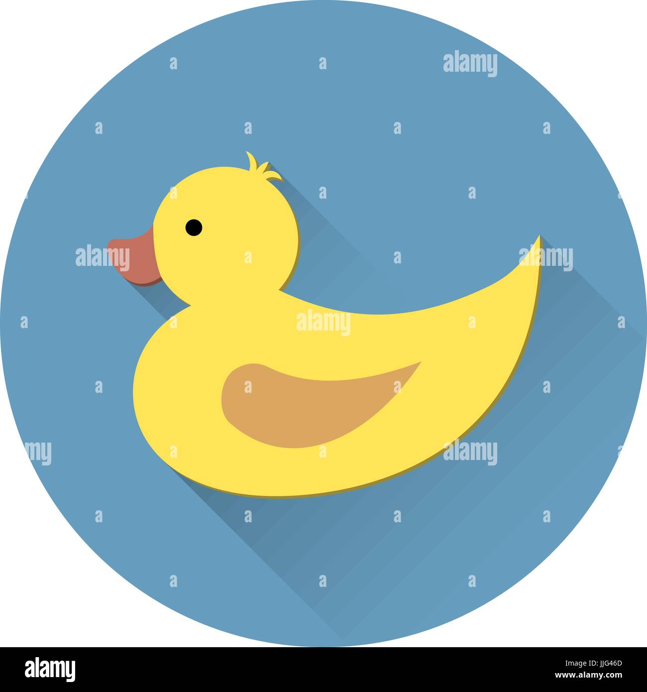 Girl and duckling Stock Vector Images - Alamy