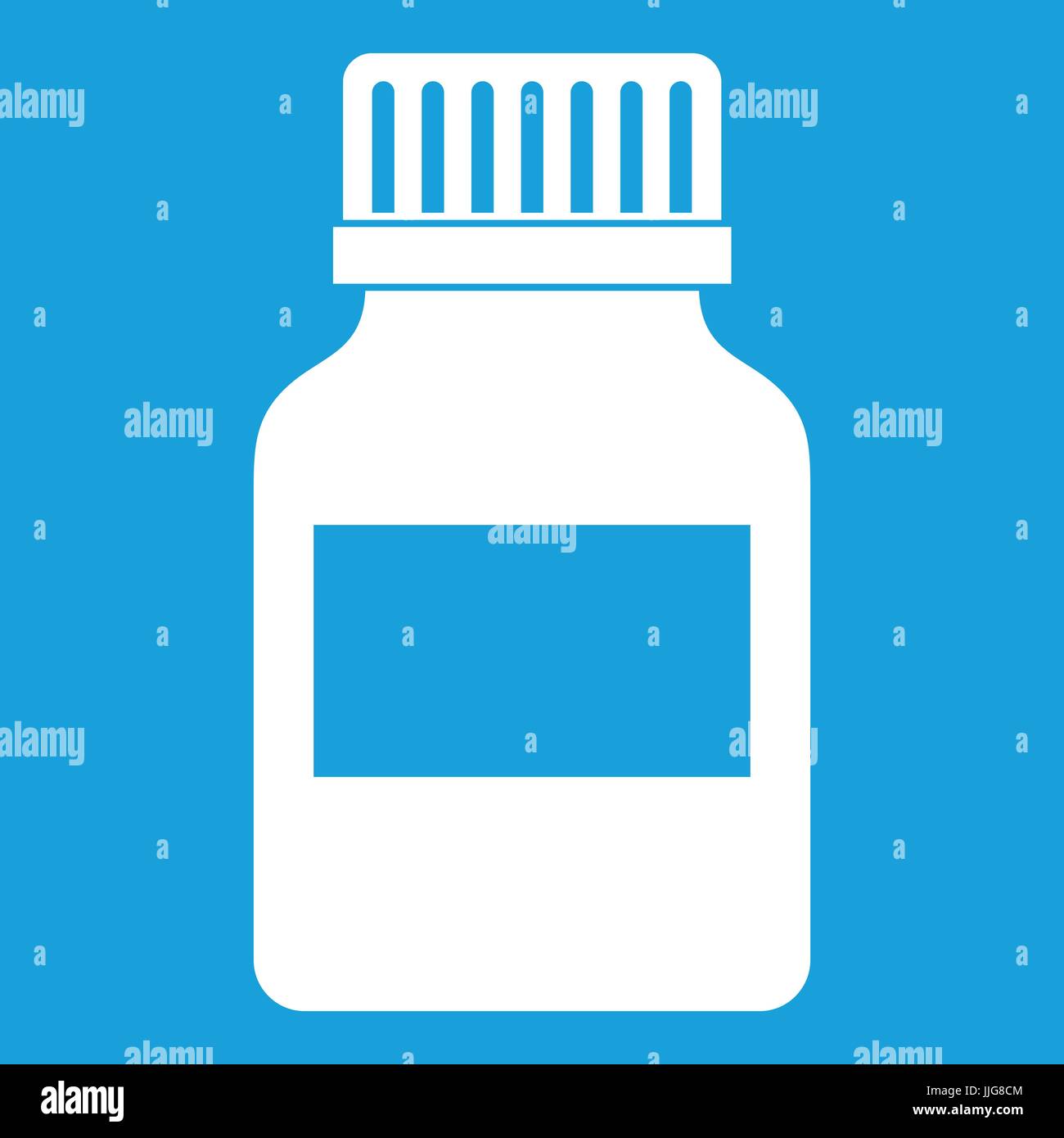 Medicine bottle icon white Stock Vector Image & Art - Alamy