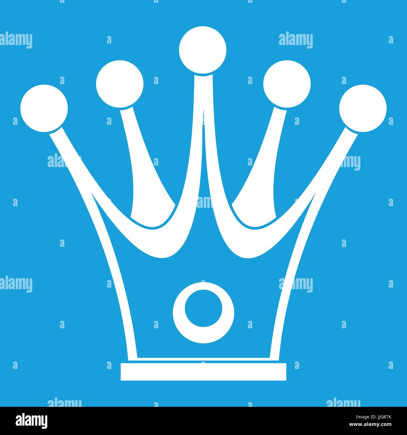 Crown icon white Stock Vector Image & Art - Alamy