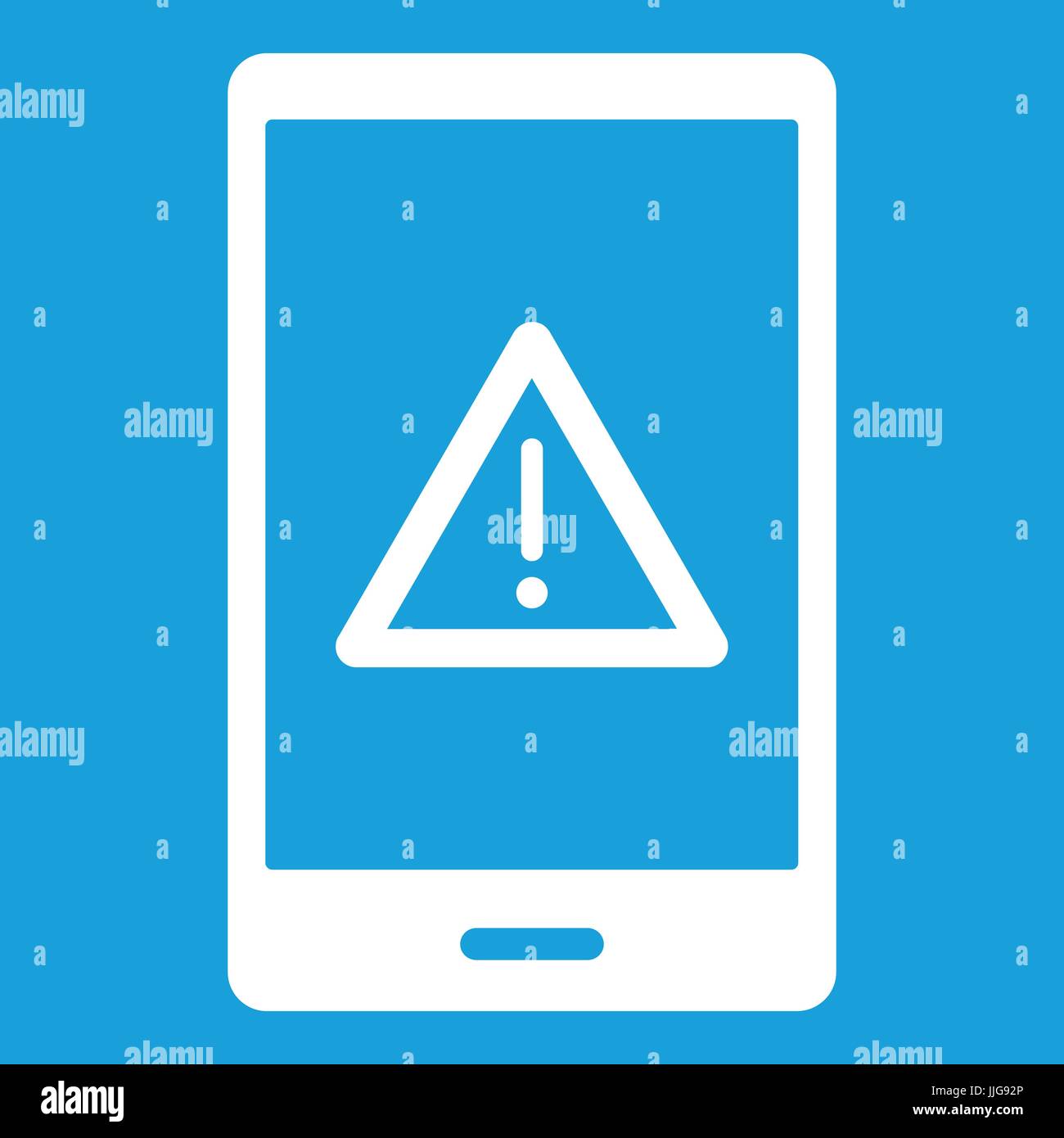 Not working phone icon white Stock Vector Image & Art - Alamy