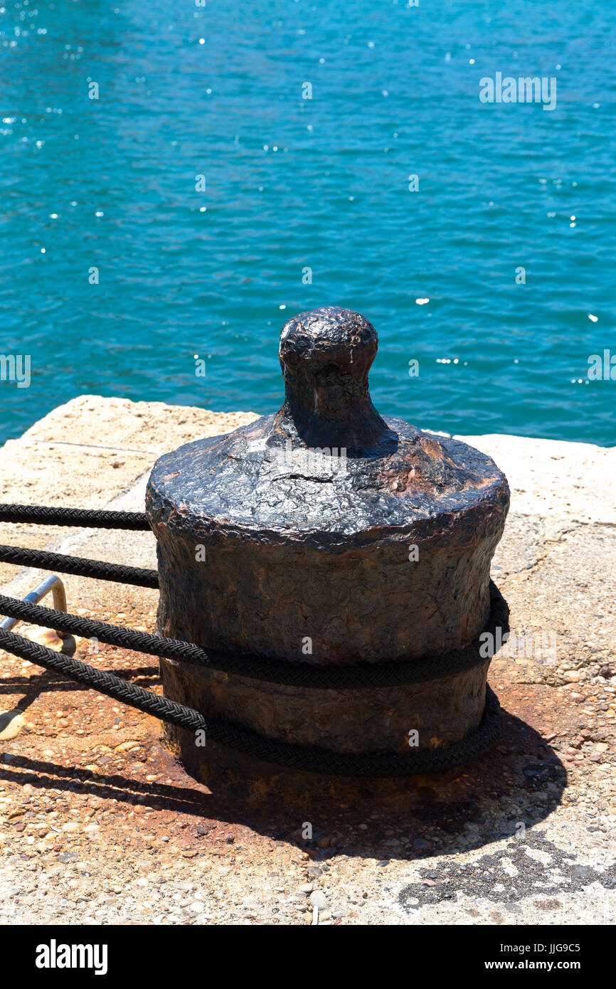 Mooring Rope Bitts Bitt High Resolution Stock Photography and Images ...