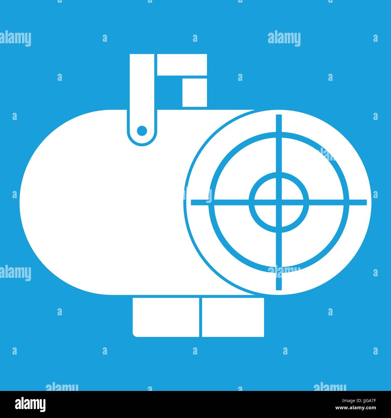 Industrial fan heater icon white Stock Vector Image & Art - Alamy