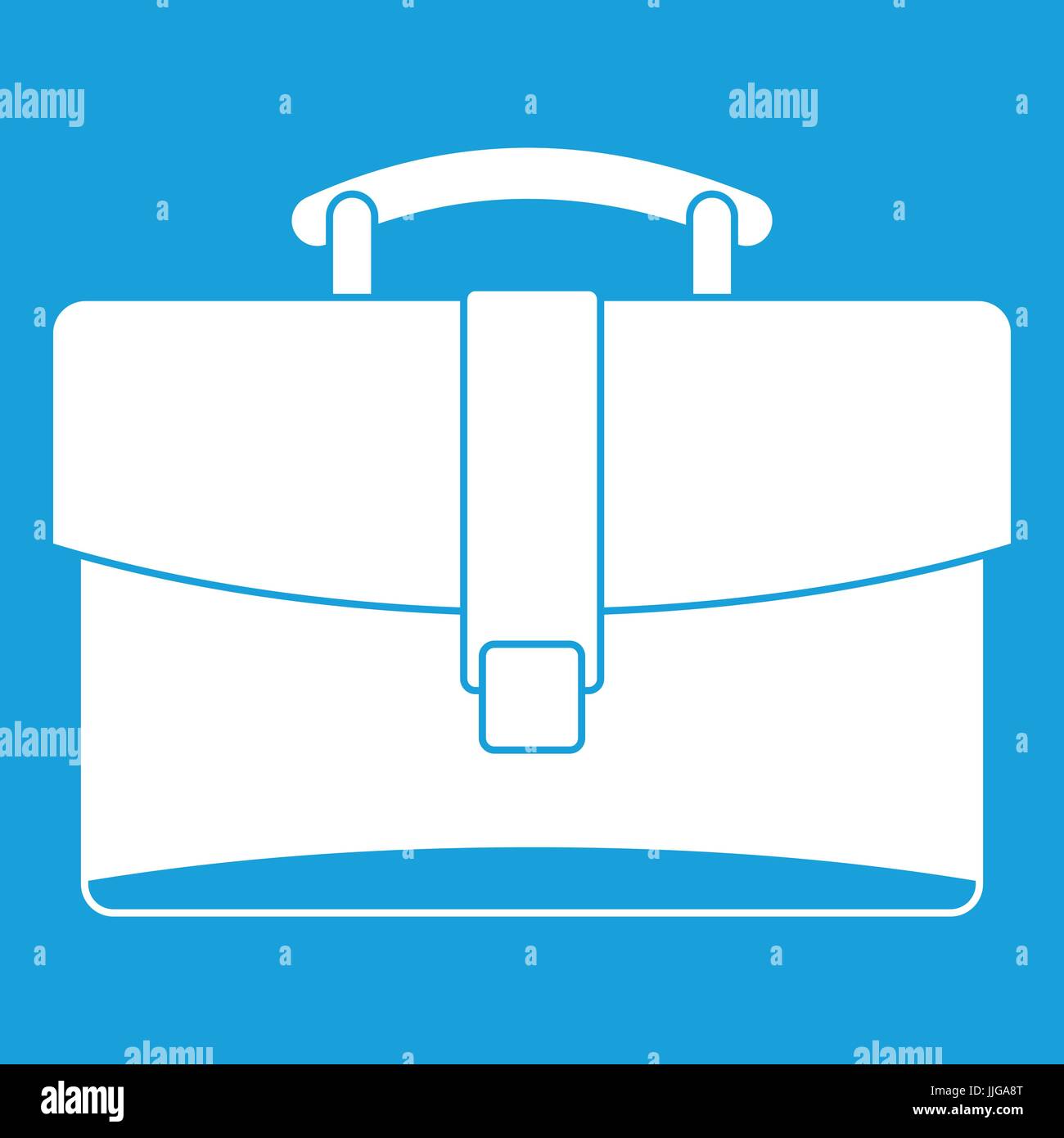 Leather briefcase icon white Stock Vector Image & Art - Alamy