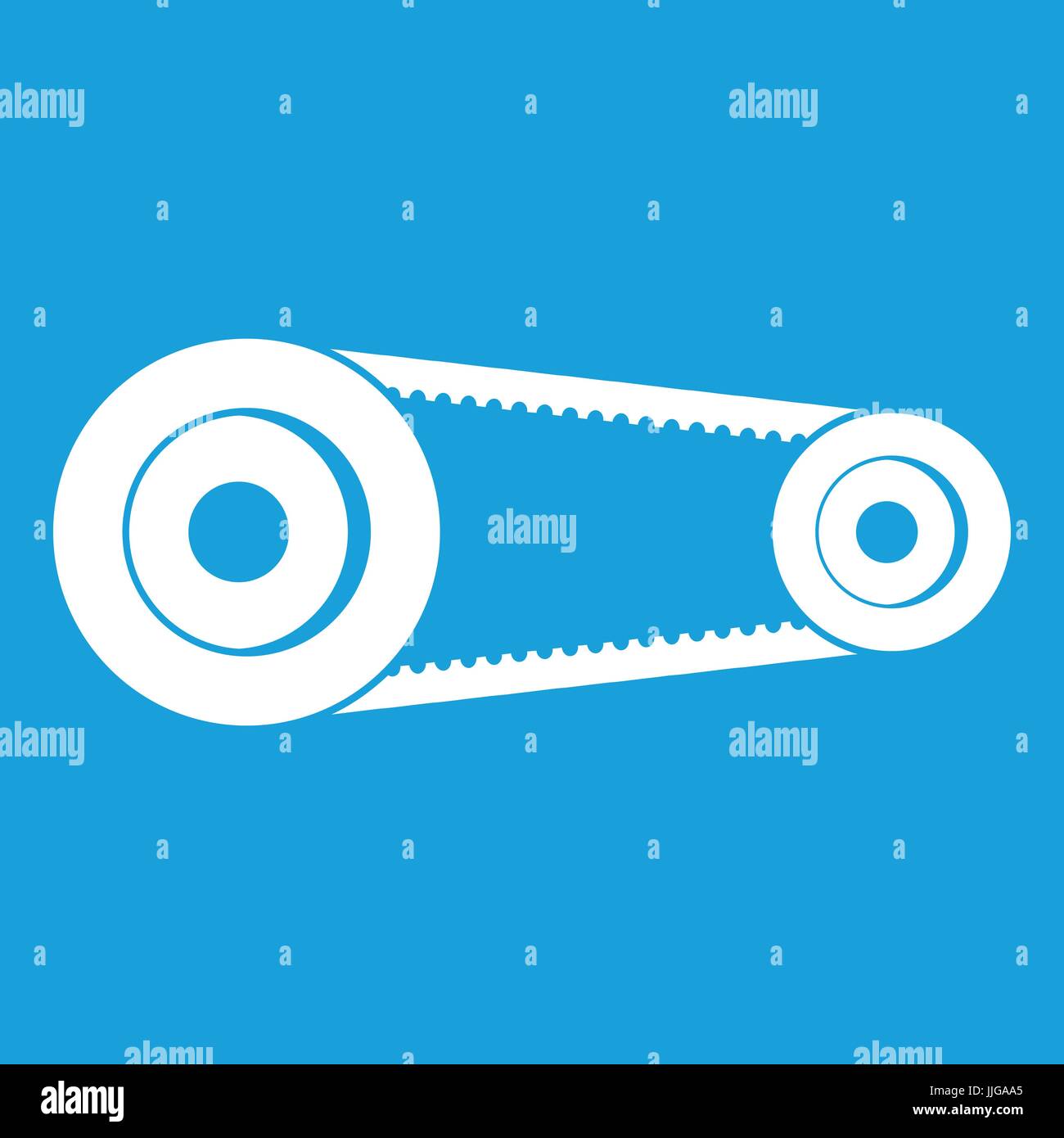 Mechanic belt icon white Stock Vector Image & Art - Alamy