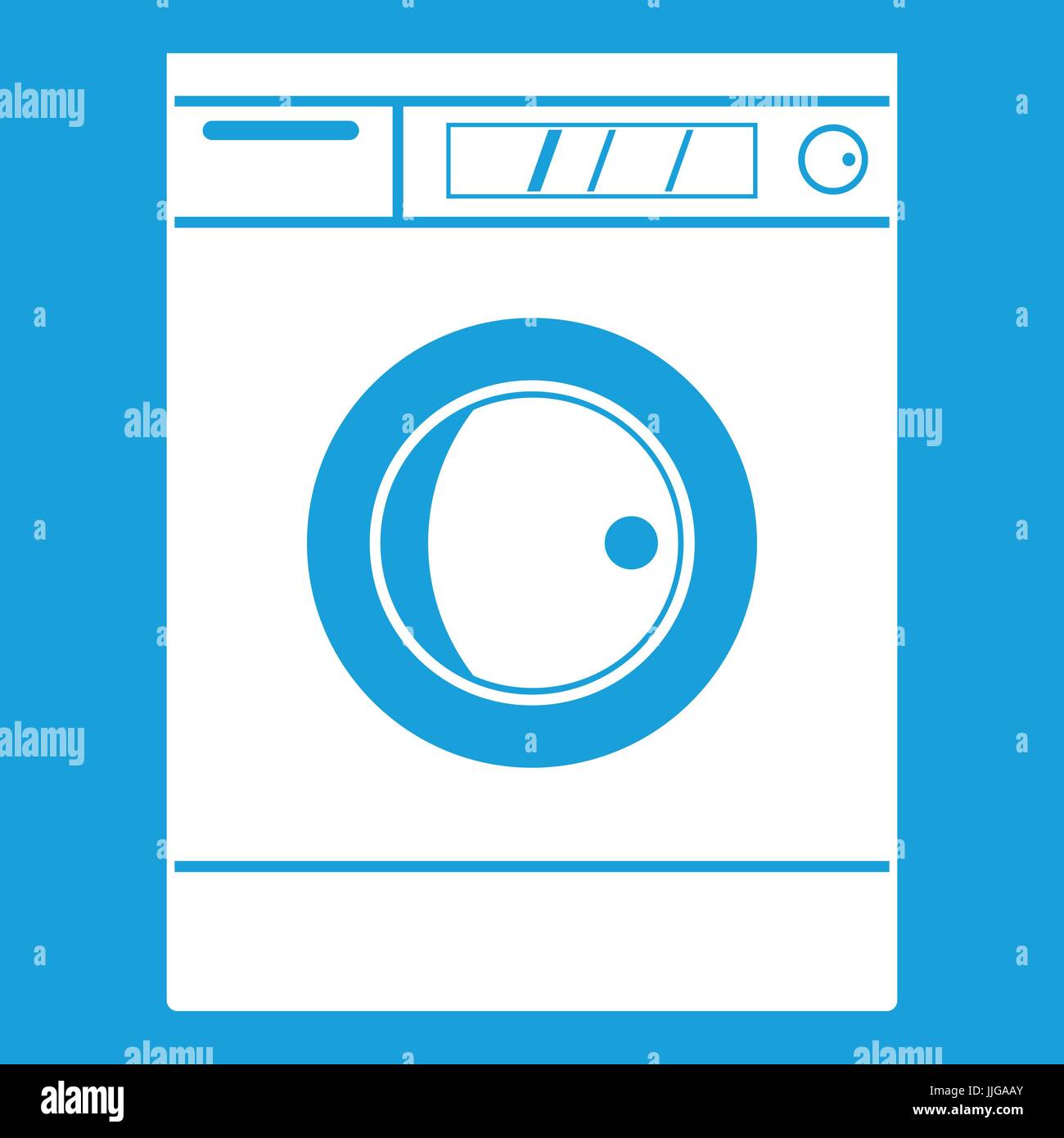 Washing machine icon white Stock Vector Image & Art - Alamy
