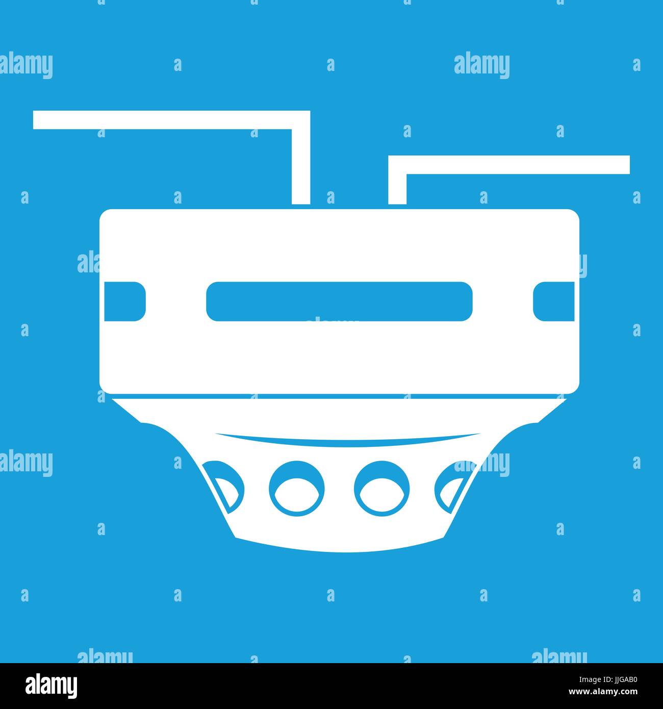 Monitor socket icon white Stock Vector Image & Art - Alamy