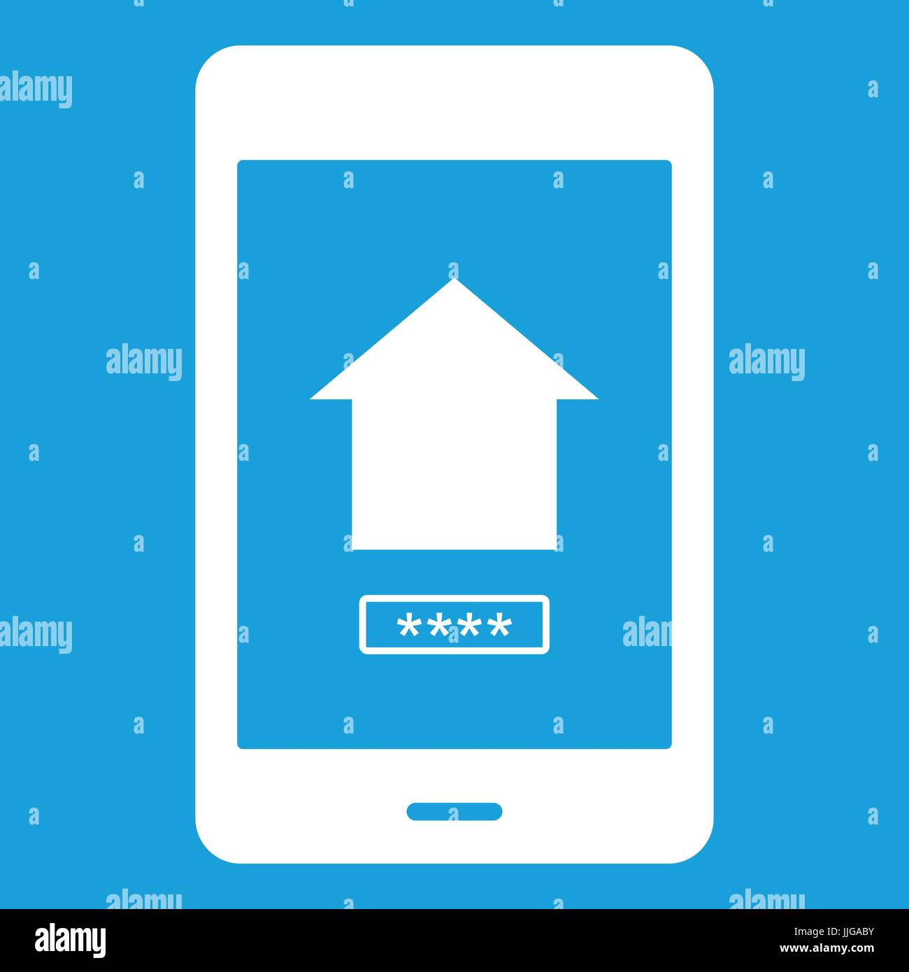 Working phone icon white Stock Vector Image & Art - Alamy