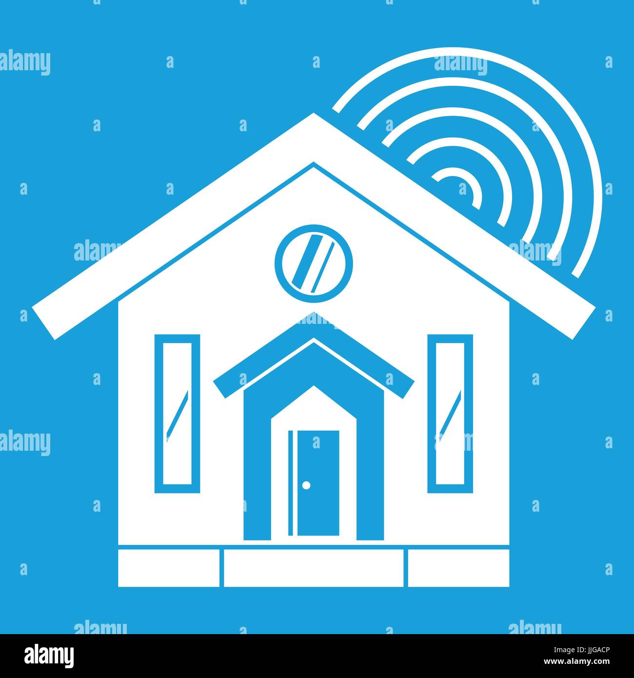 House icon white Stock Vector Image & Art - Alamy