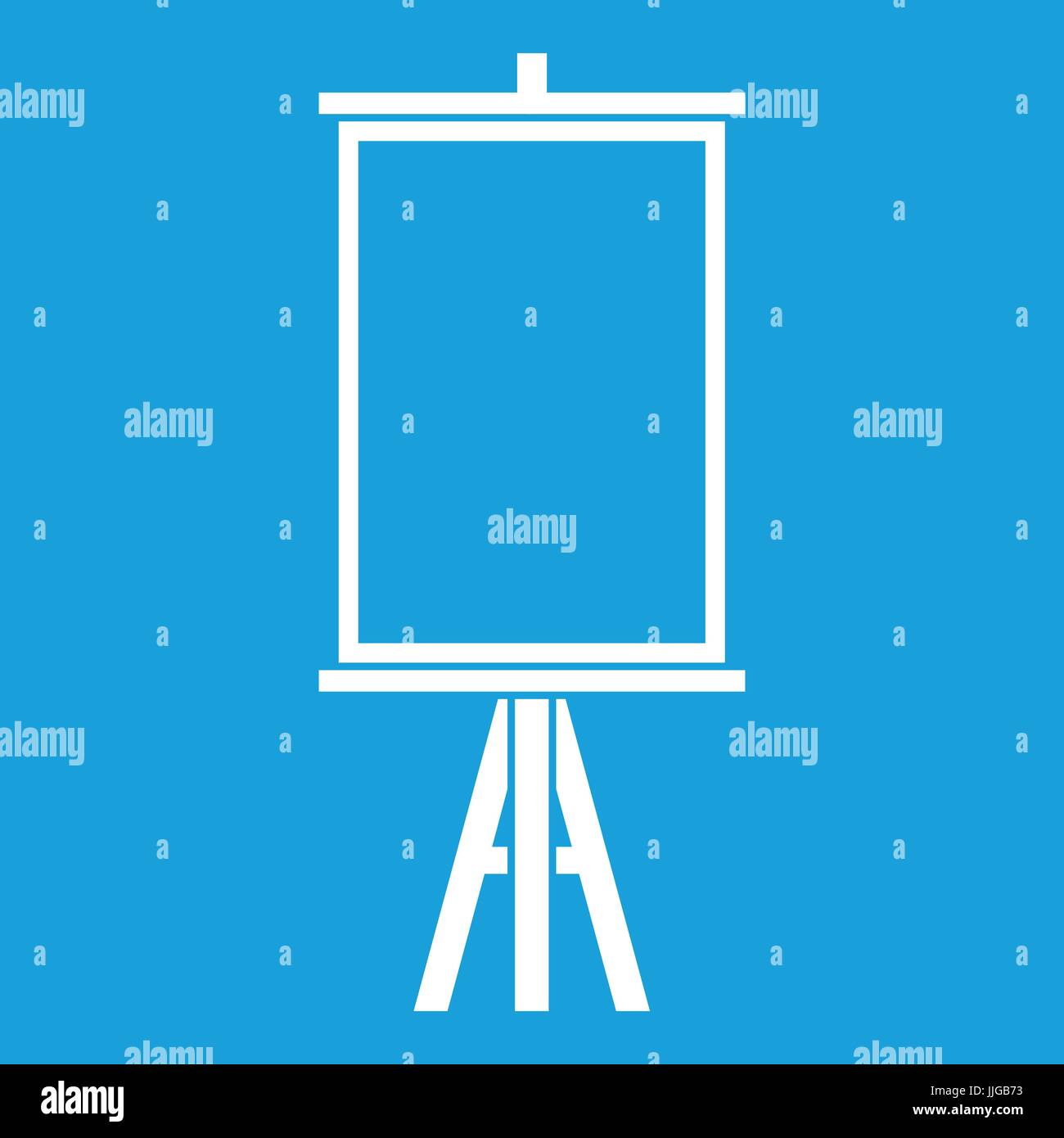 Blue Easel Stock Vector Images - Alamy