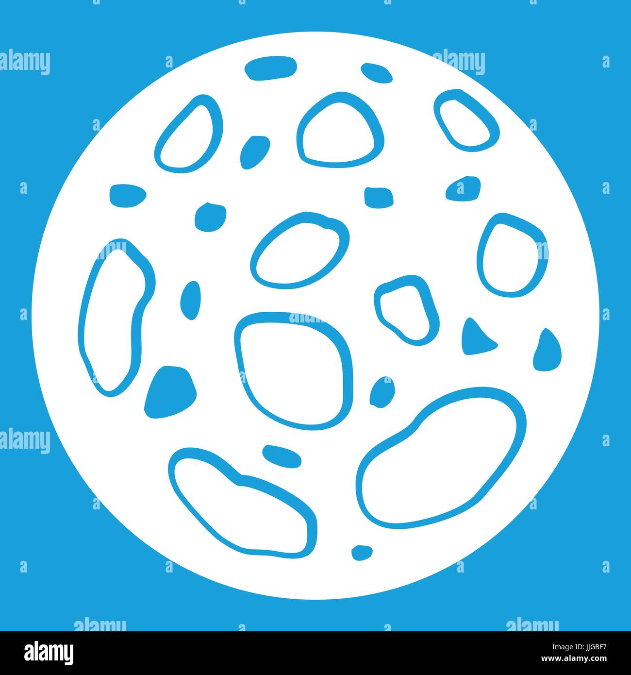 Dead planet icon white Stock Vector Image & Art - Alamy