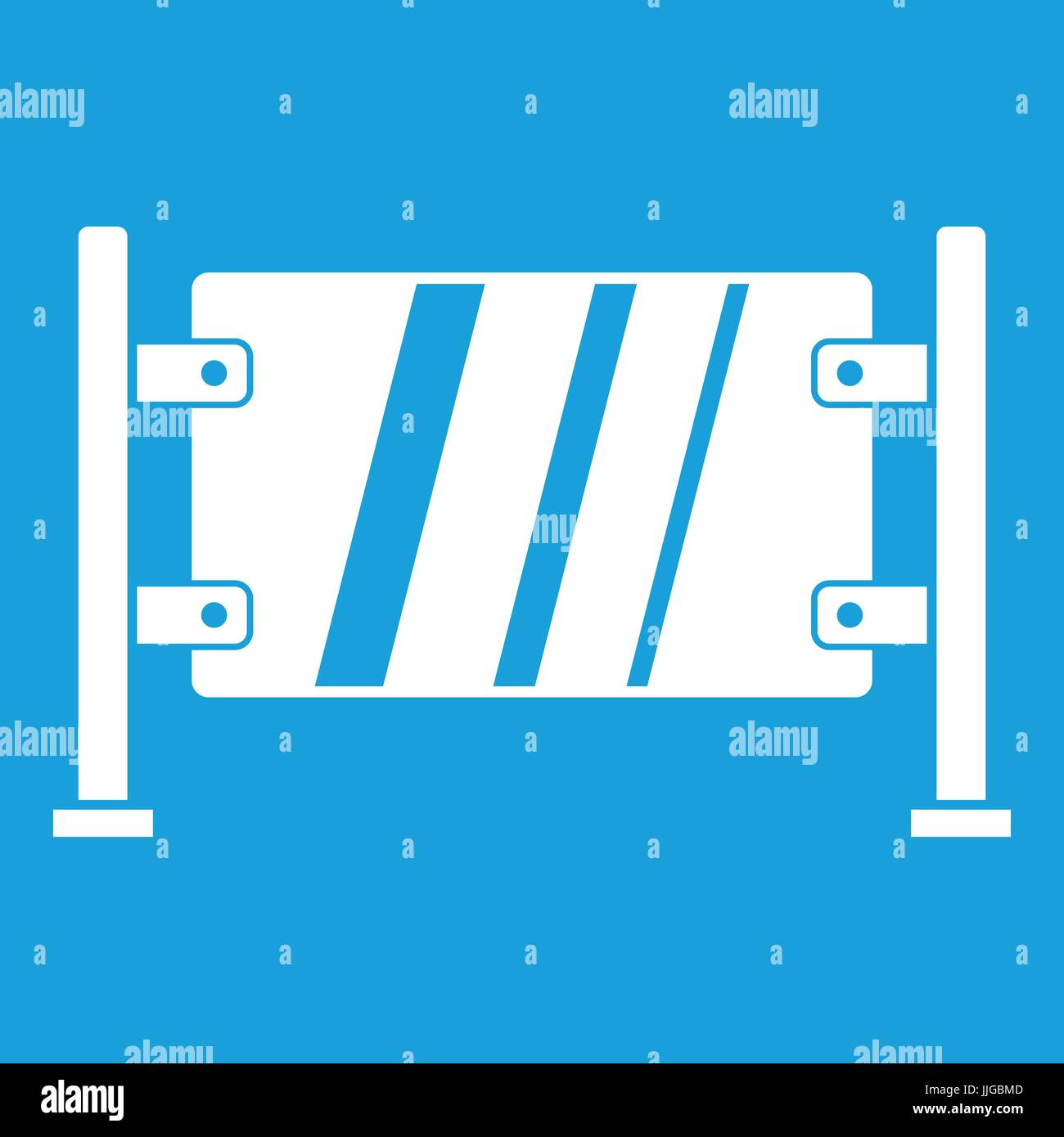 Glass gate icon white Stock Vector Image & Art - Alamy
