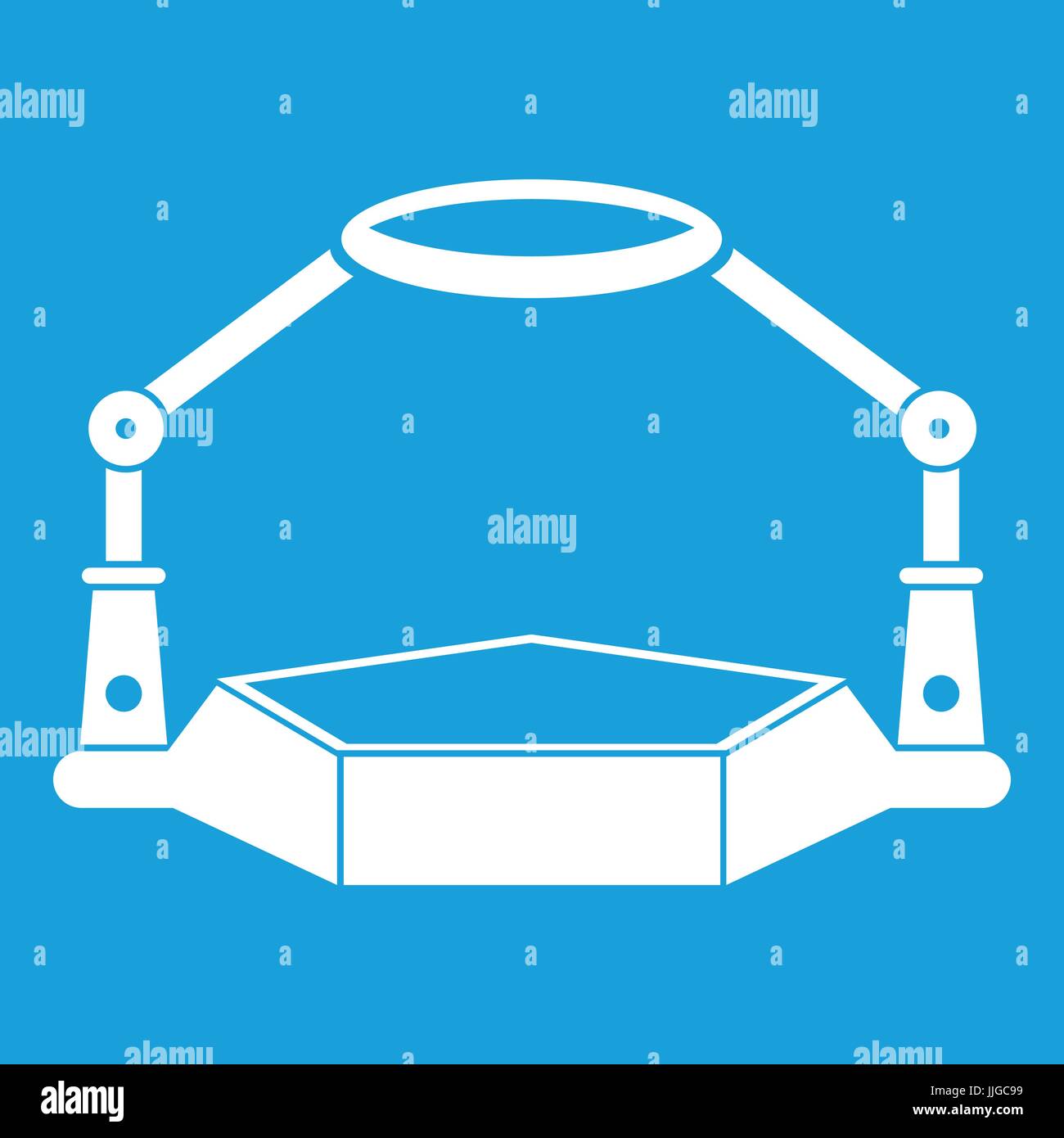 Table magnify icon white Stock Vector Image & Art - Alamy