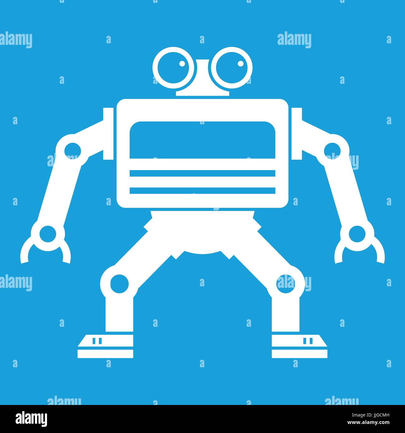 Machine icon white Stock Vector Image & Art - Alamy