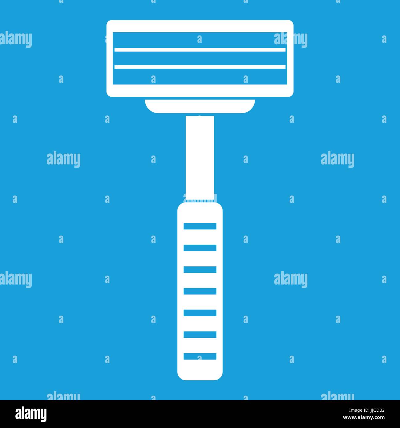 Razor icon white Stock Vector Image & Art - Alamy
