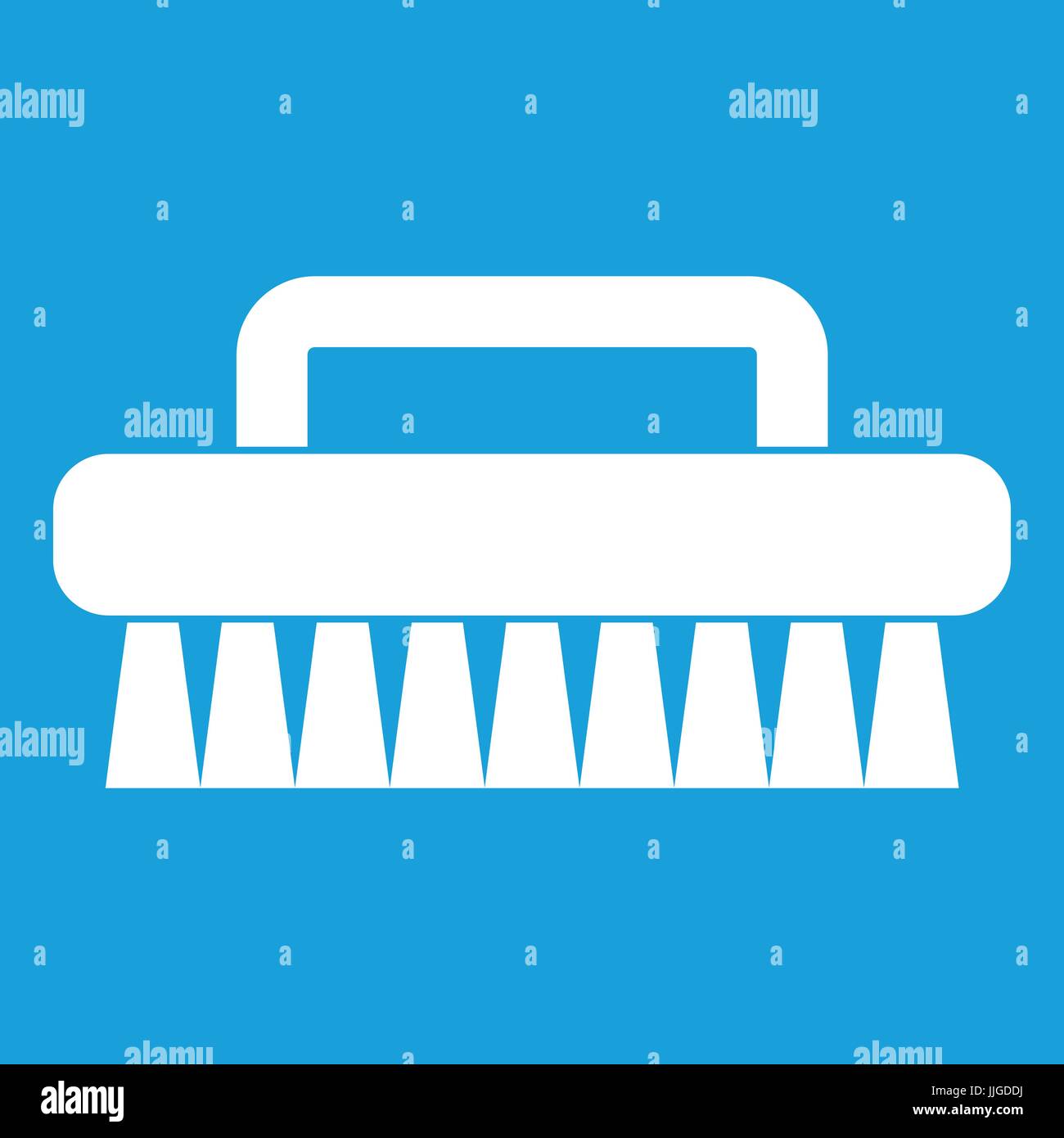Cleaning brush icon white Stock Vector Image & Art - Alamy
