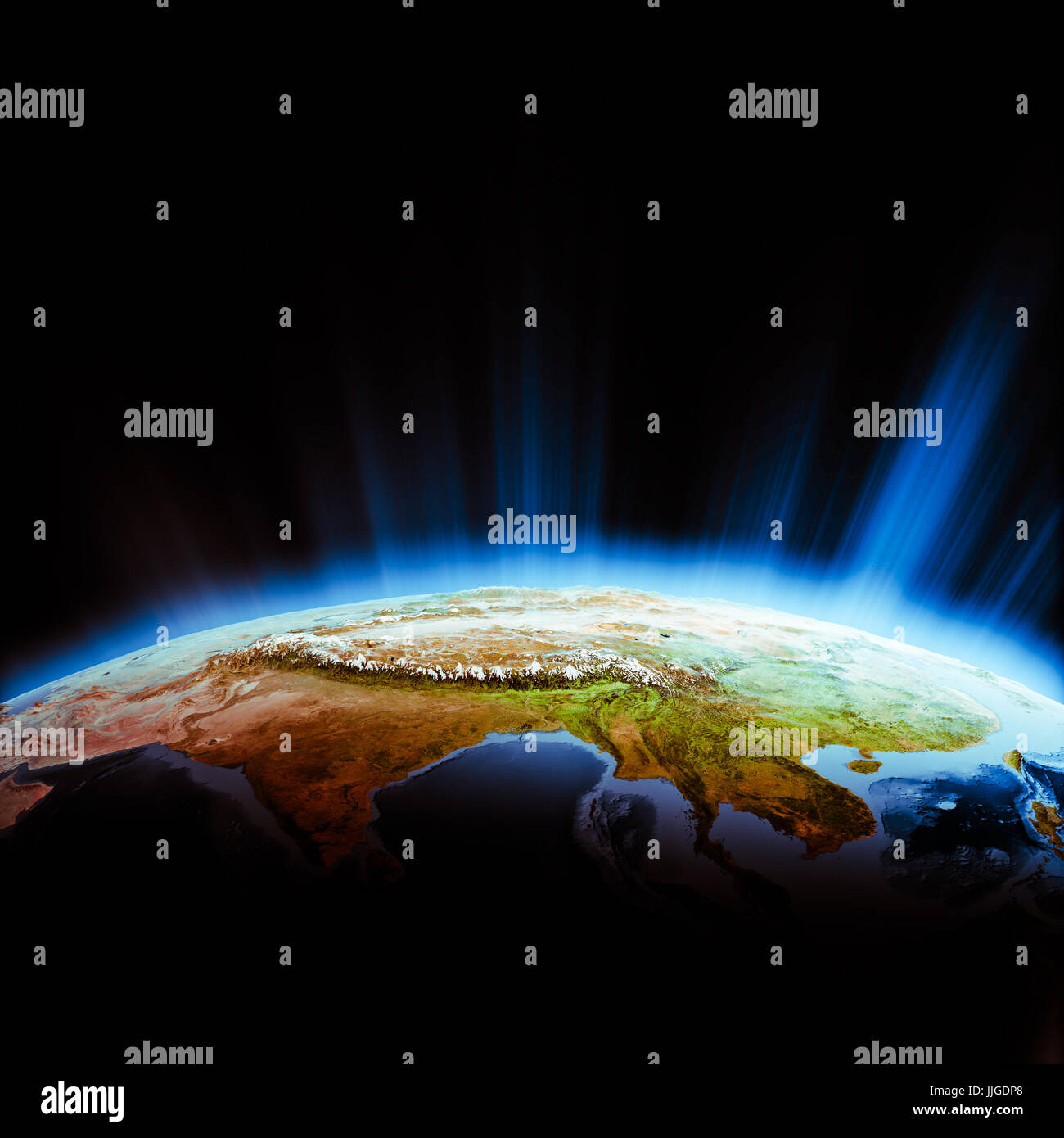 Indian globe cartography hi-res stock photography and images - Alamy