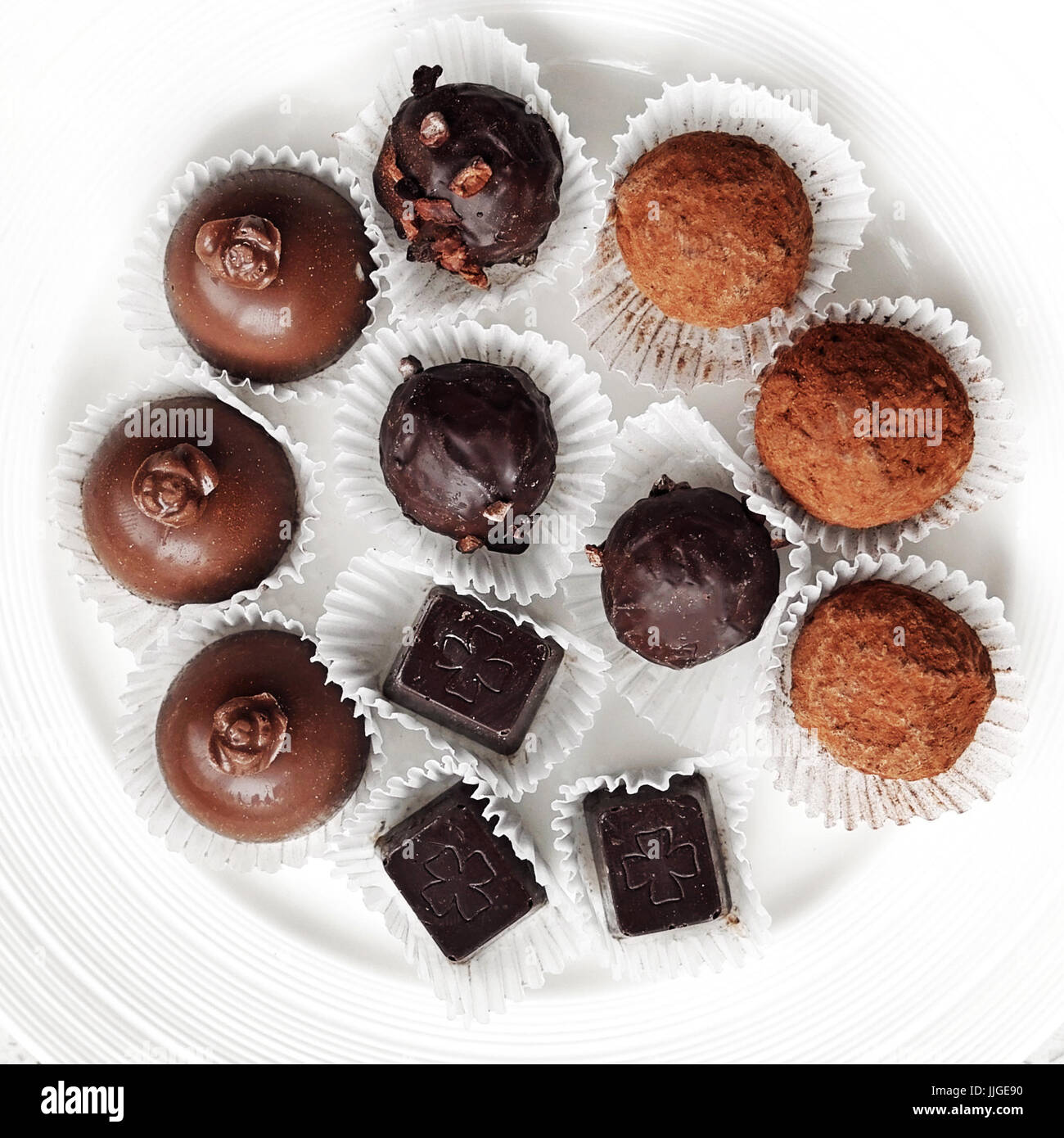 Truffles plate hi-res stock photography and images - Alamy