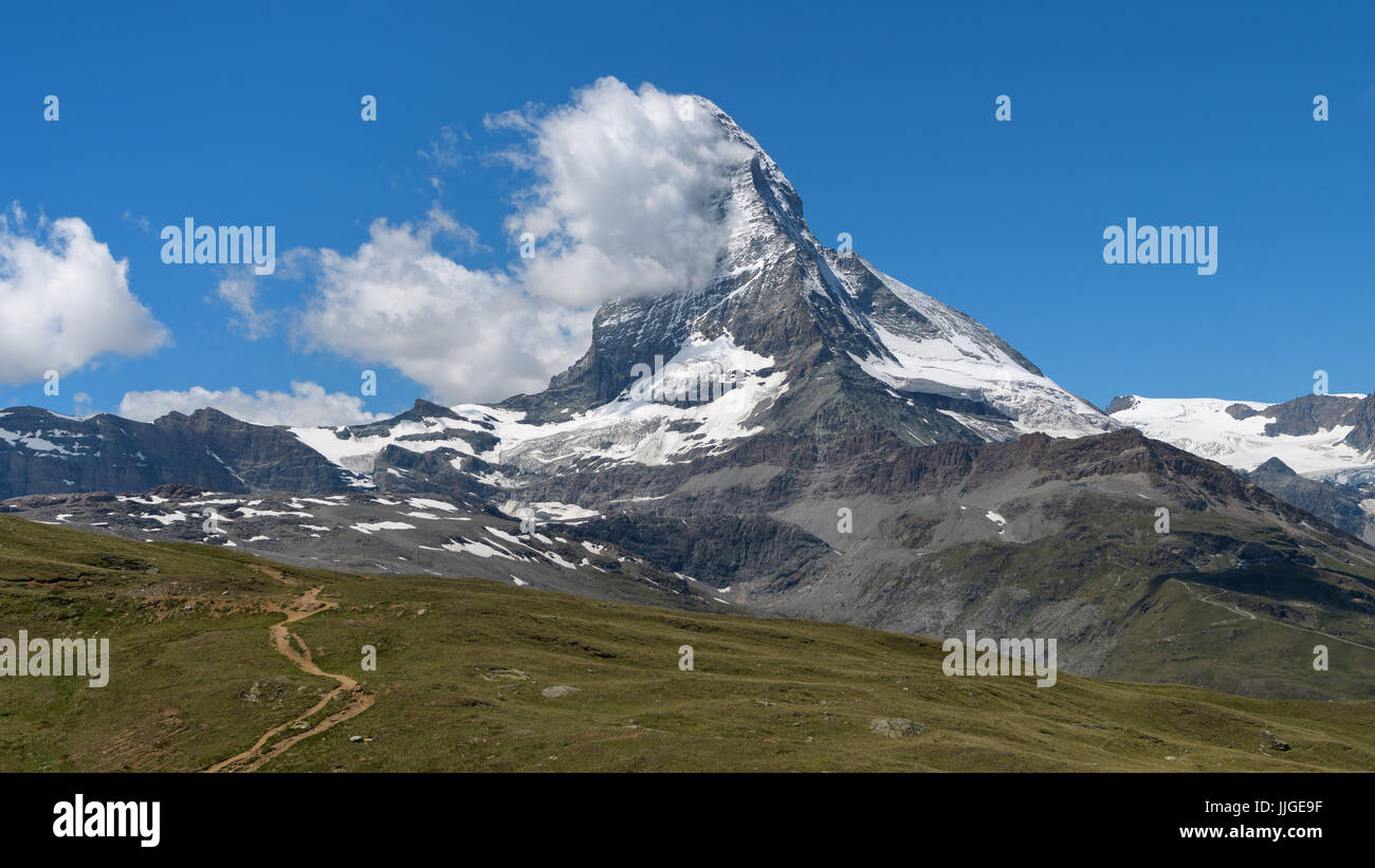 View of Matterhorn from Gornergrat, Switzerland Stock Photo - Alamy