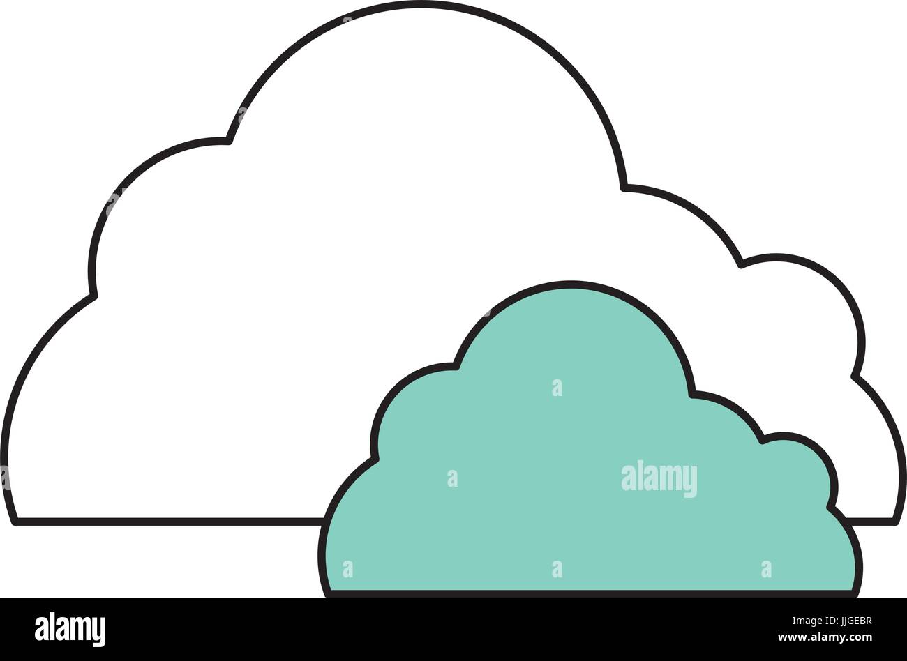Cloud computing symbol Stock Vector Image & Art - Alamy