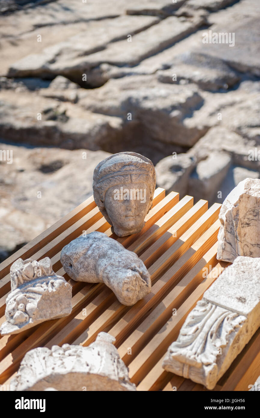 Roman archaeological finds in the Forum Romanum Stock Photo - Alamy