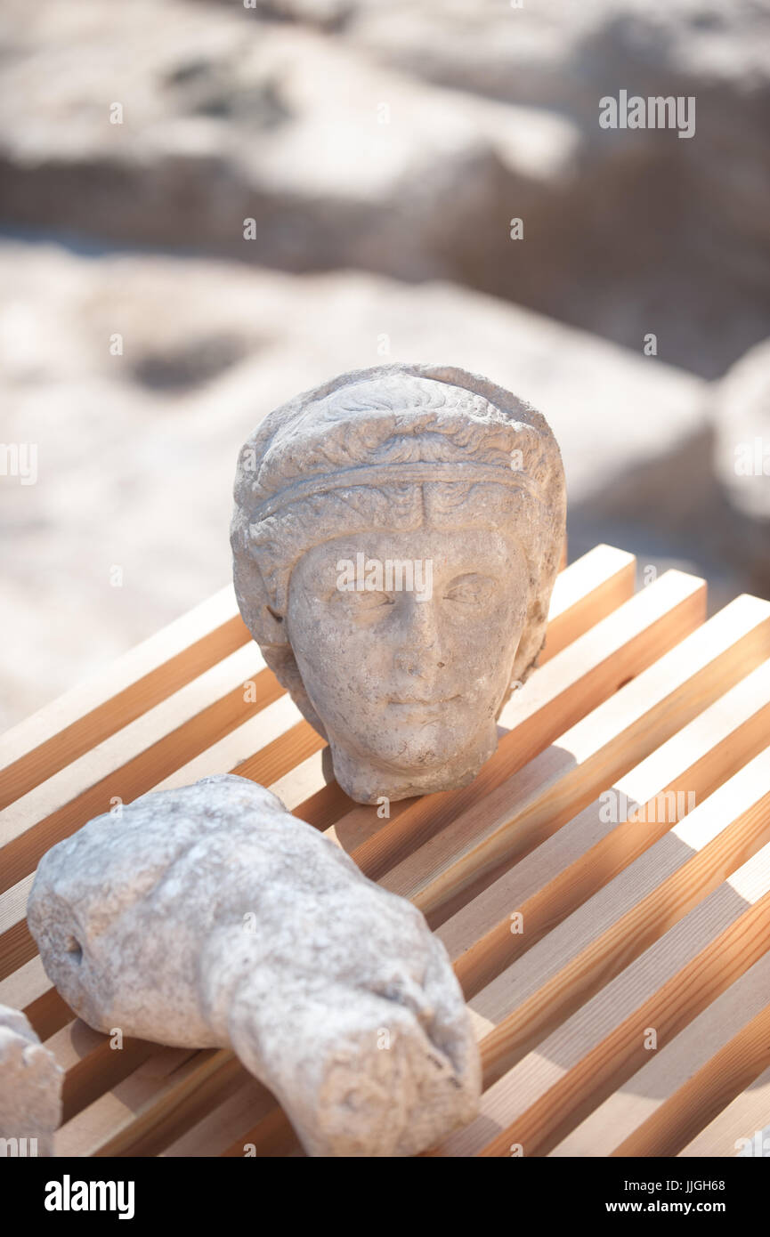 Roman archaeological finds in the Forum Romanum Stock Photo - Alamy