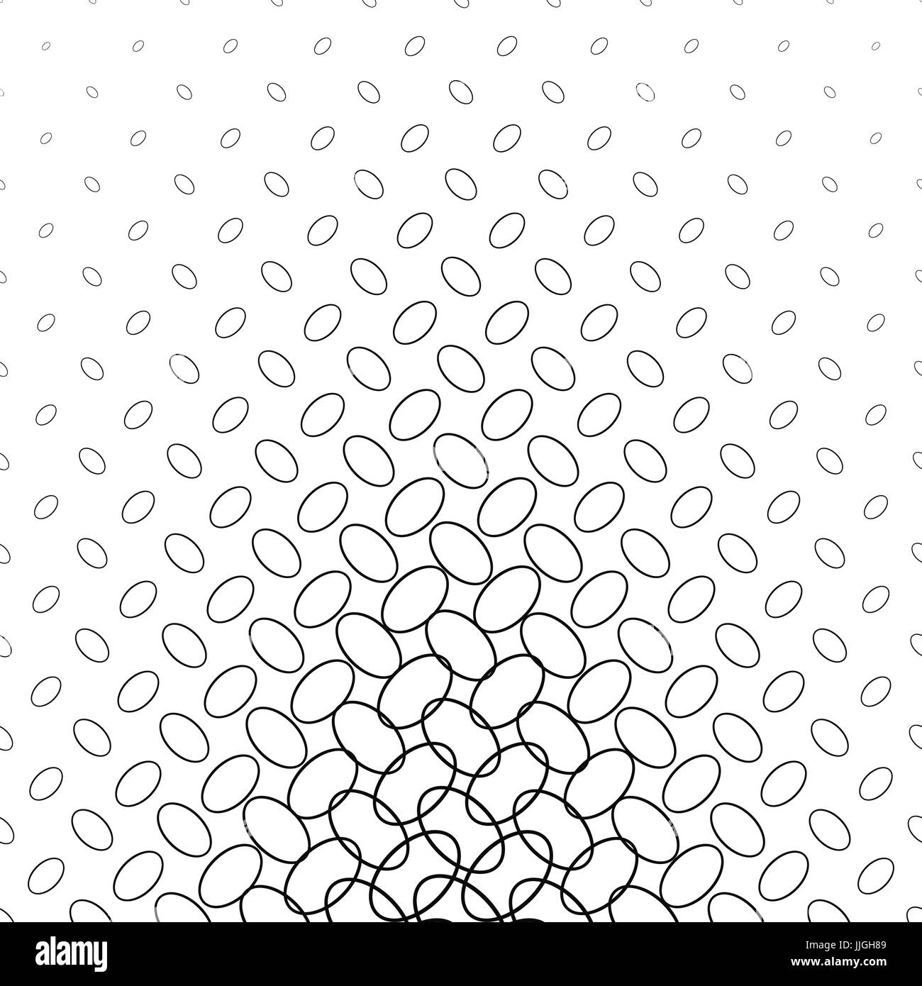 Monochrome diagonal ellipse ring pattern design Stock Vector Image ...