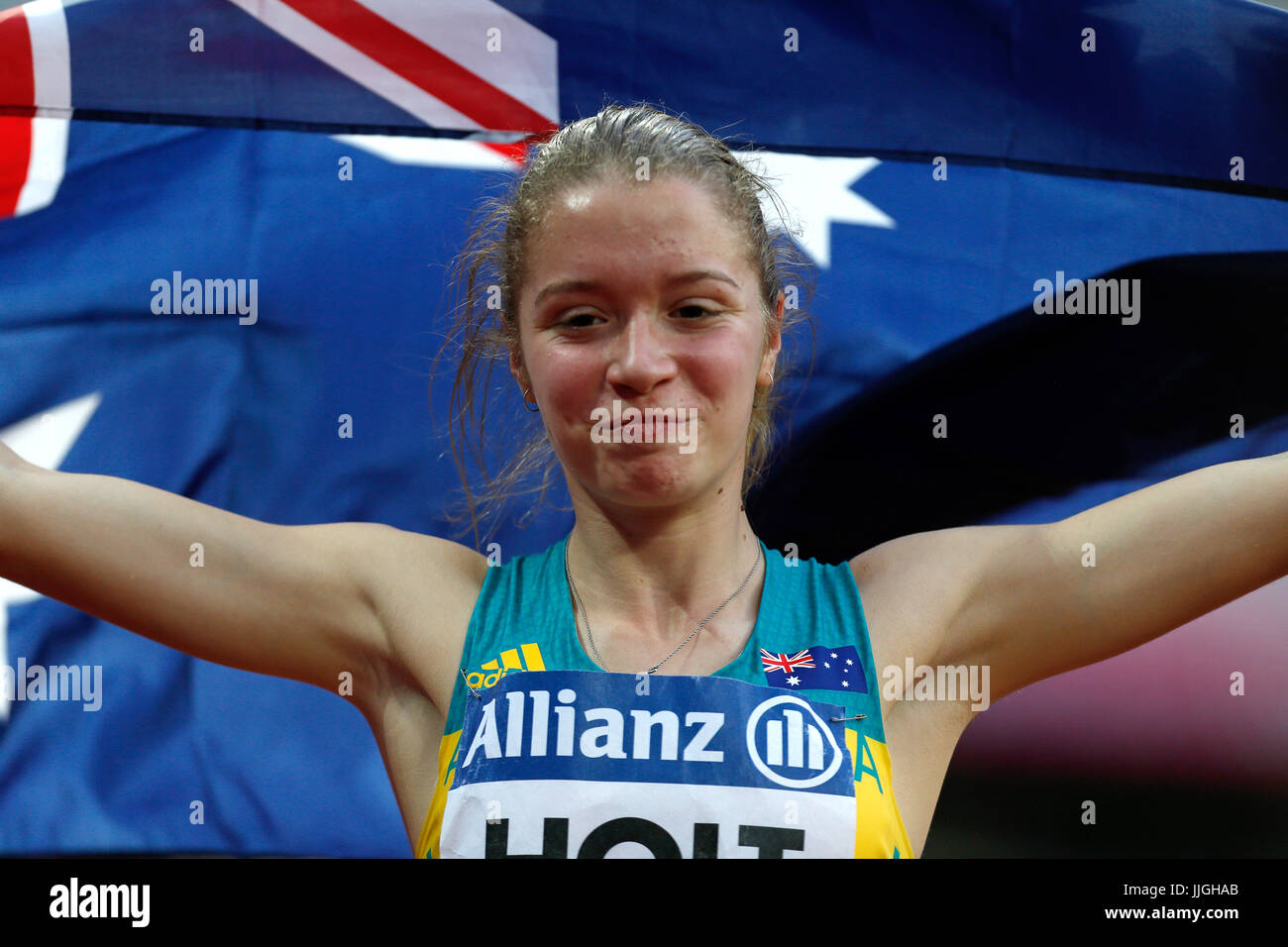 Australia's Isis Holt set a world record in the Women's 100m T35 final ...