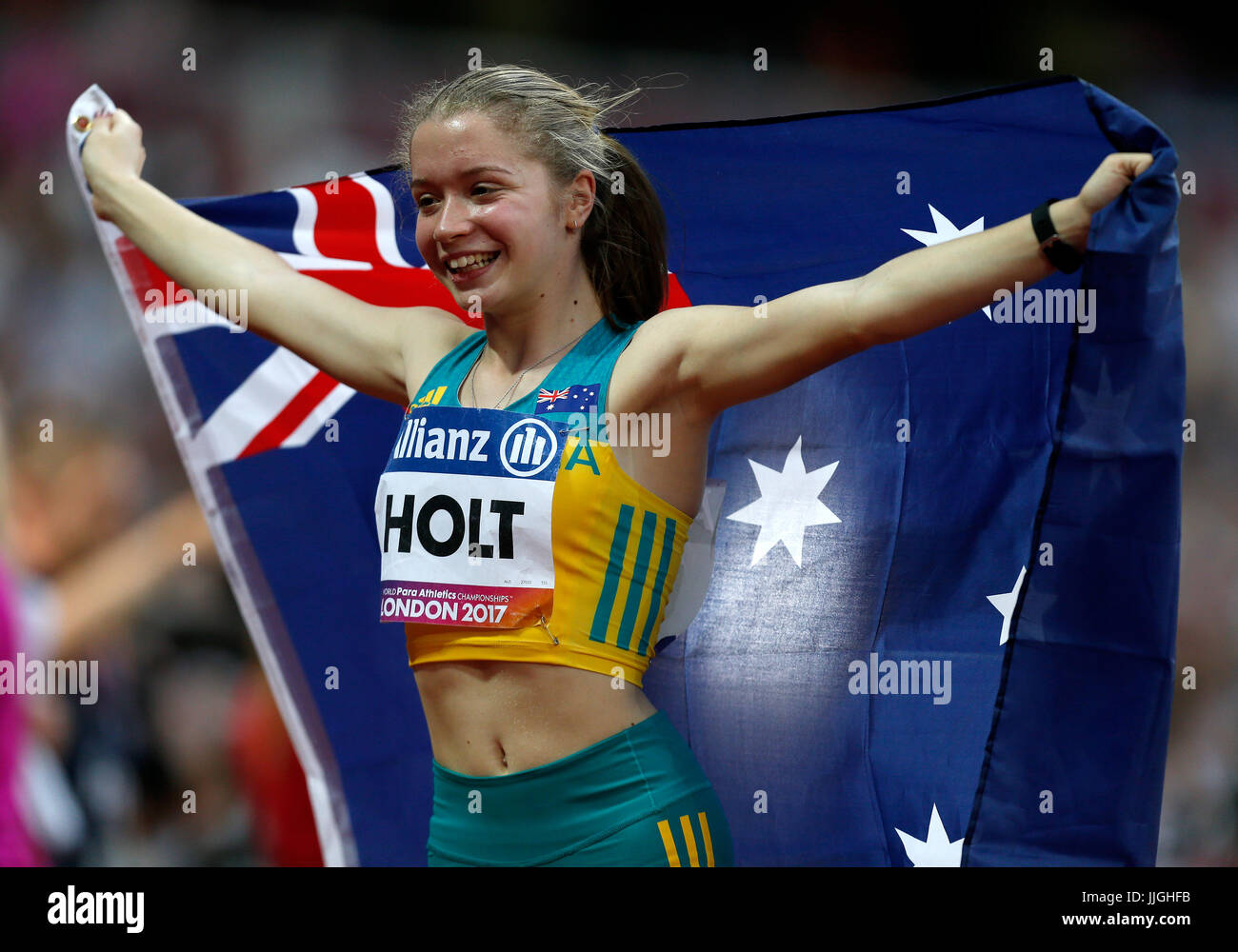 Australia's Isis Holt set a world record in the Women's 100m T35 final ...