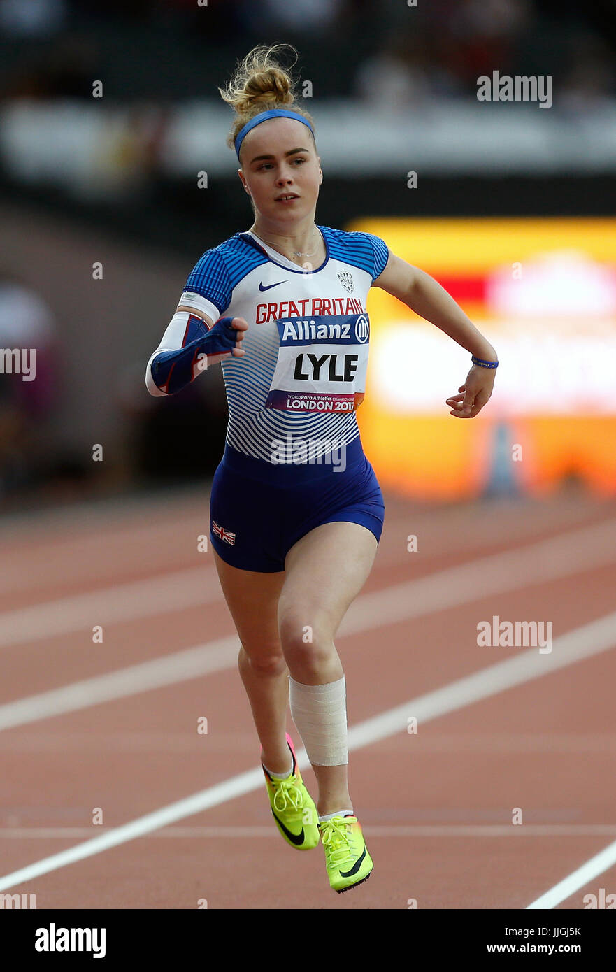 Great Britain's Maria Lyle takes bronze in the Women's 100m T11 Final ...