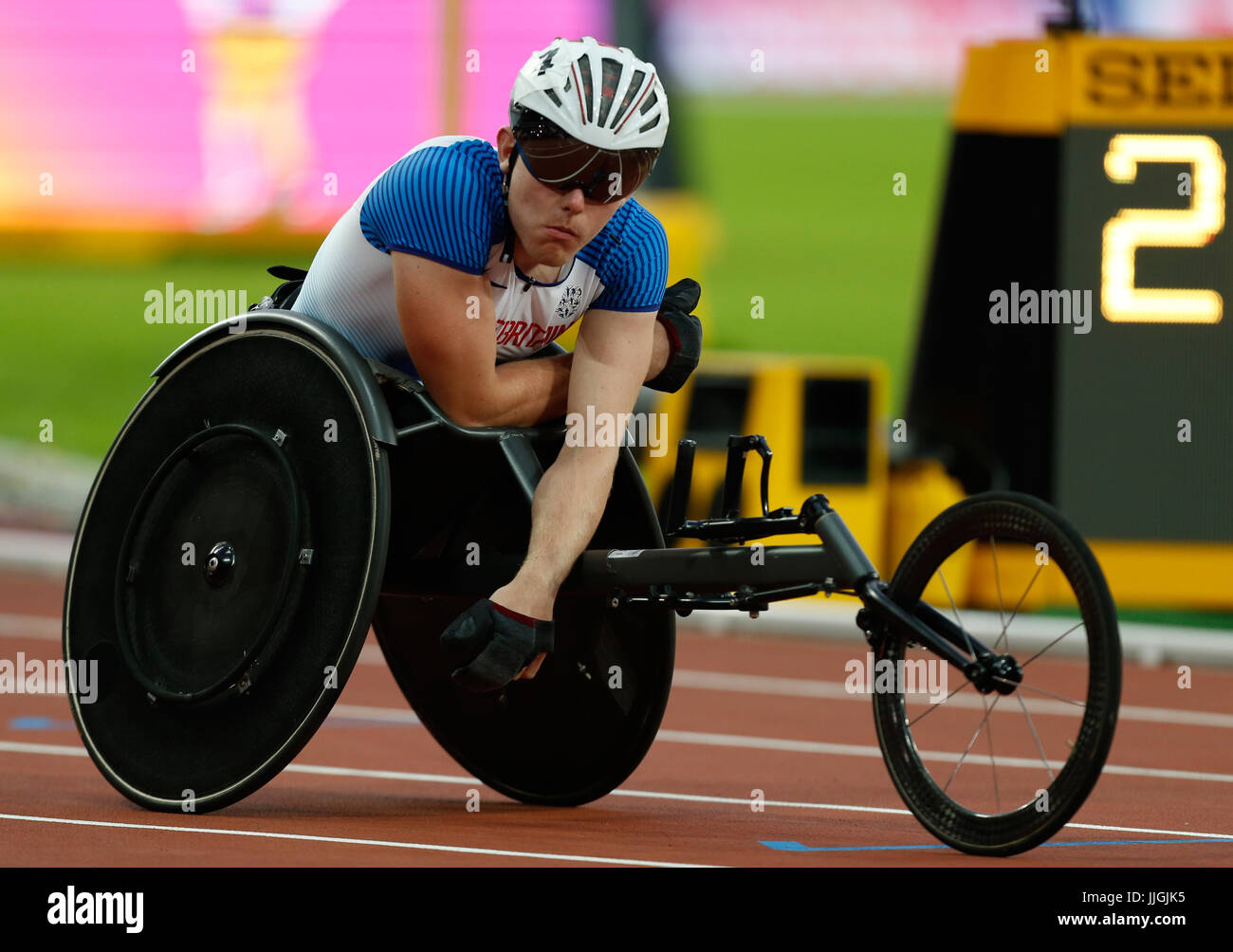 Great Britain's Nathan Maguire before the Men's 400m T54 heat three ...