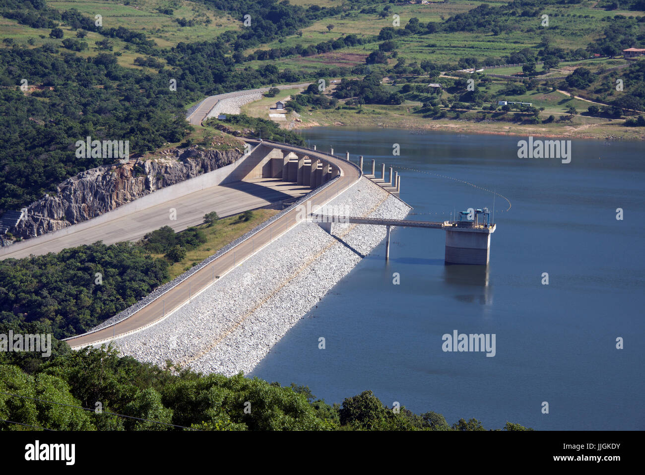 Maguga dam Komati Valley northern Swaziland Southern Africa Stock Photo ...
