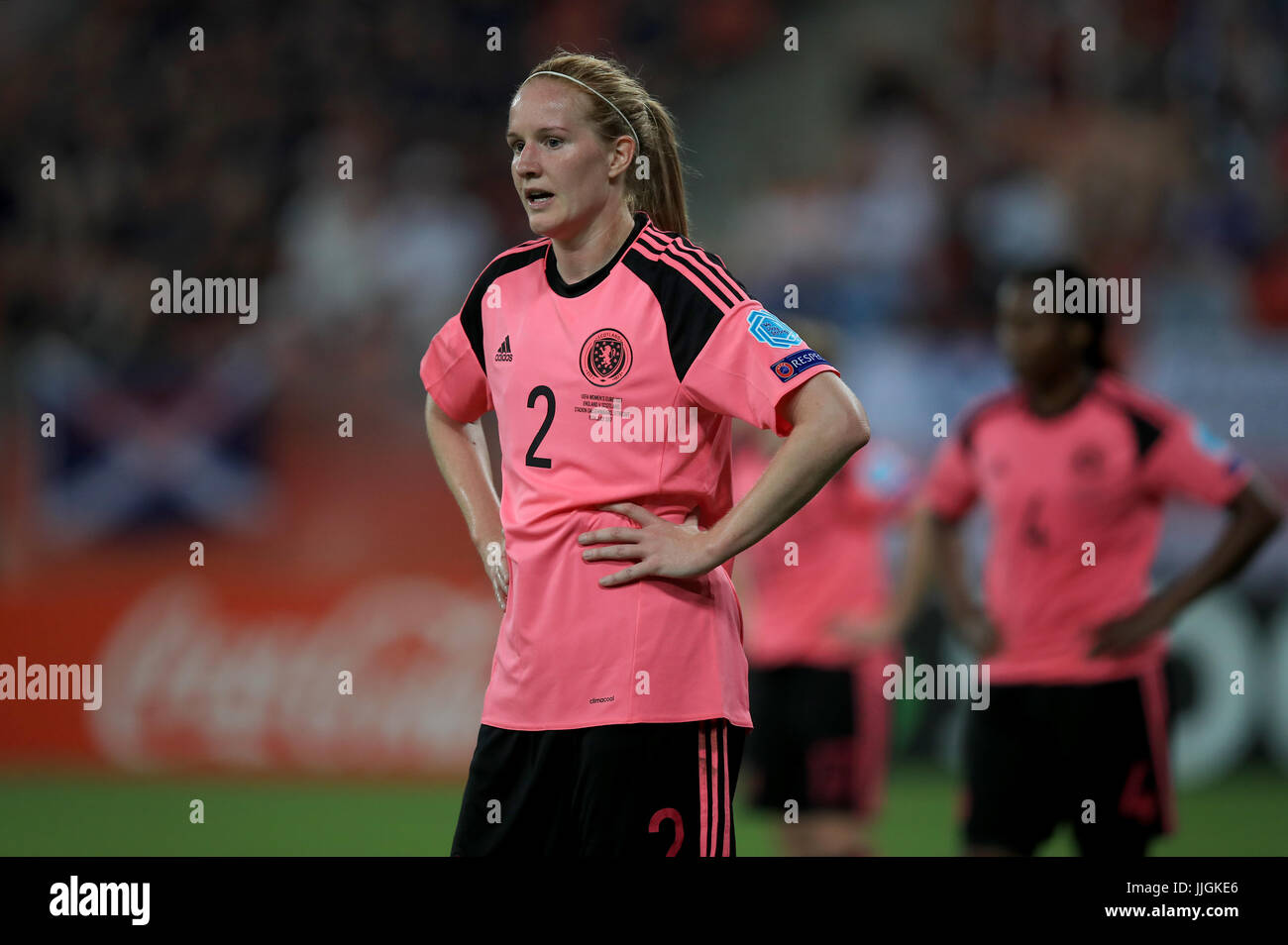 Scotland's Vaila Barsley appears dejected during the UEFA Women's Euro ...