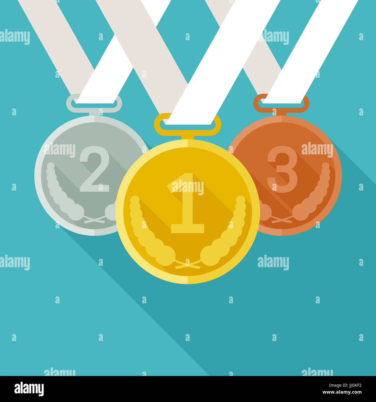 Blue round award medal Stock Vector Images - Alamy