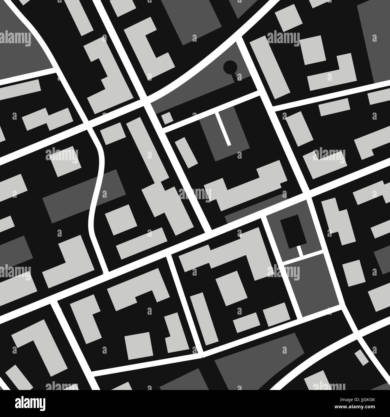 Seamless city map hi-res stock photography and images - Alamy
